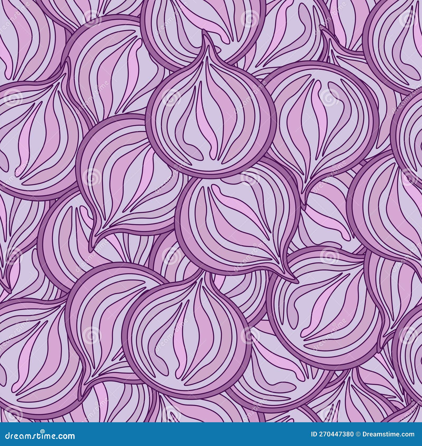 Abstract Vector Ornament. Seamless Simple Pattern of Purple Elements ...