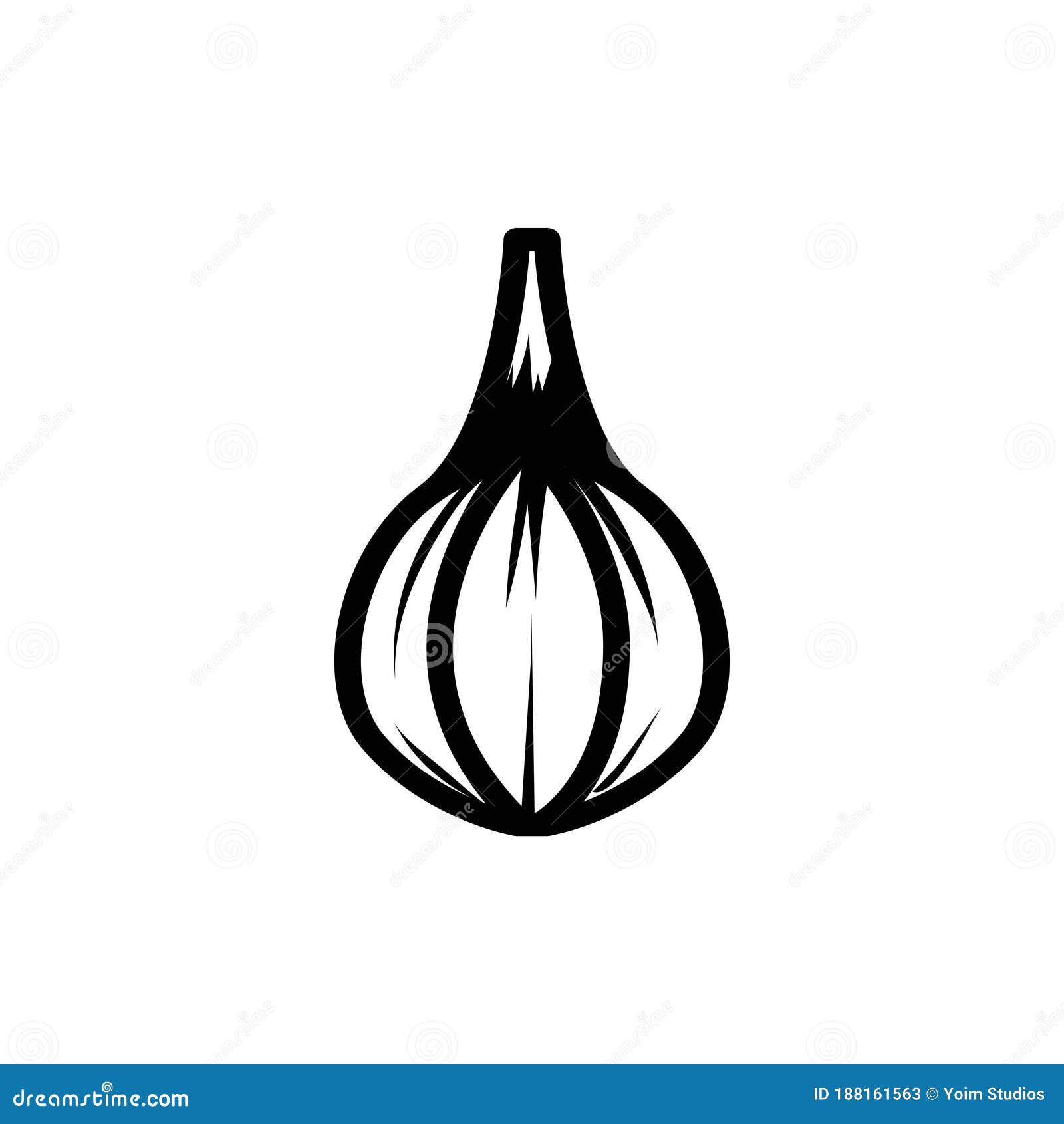 Onion Vector Design Template Illustration Stock Vector - Illustration ...