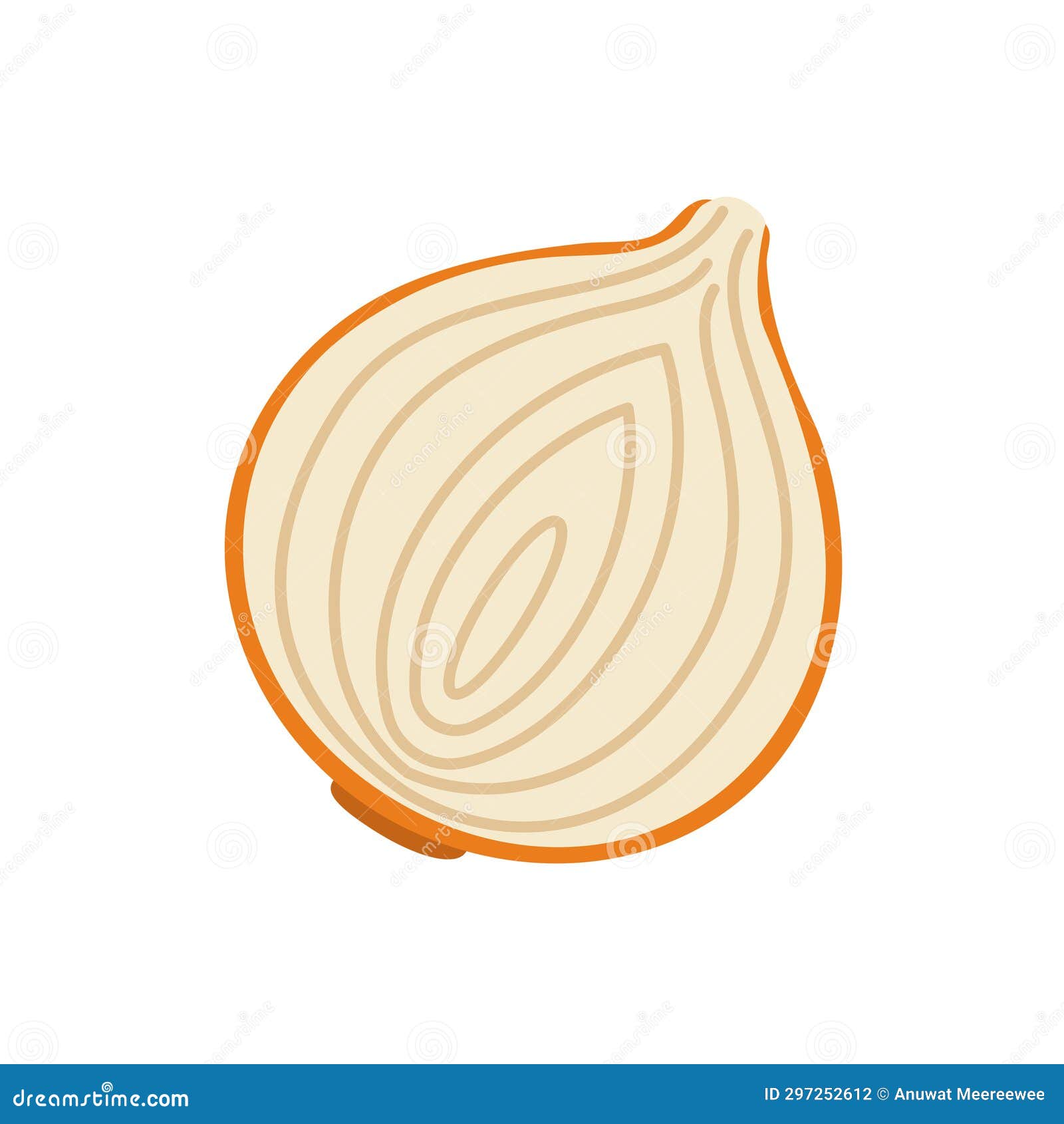 Onion Vector. Raw Materials for Cooking Stock Vector - Illustration of ...