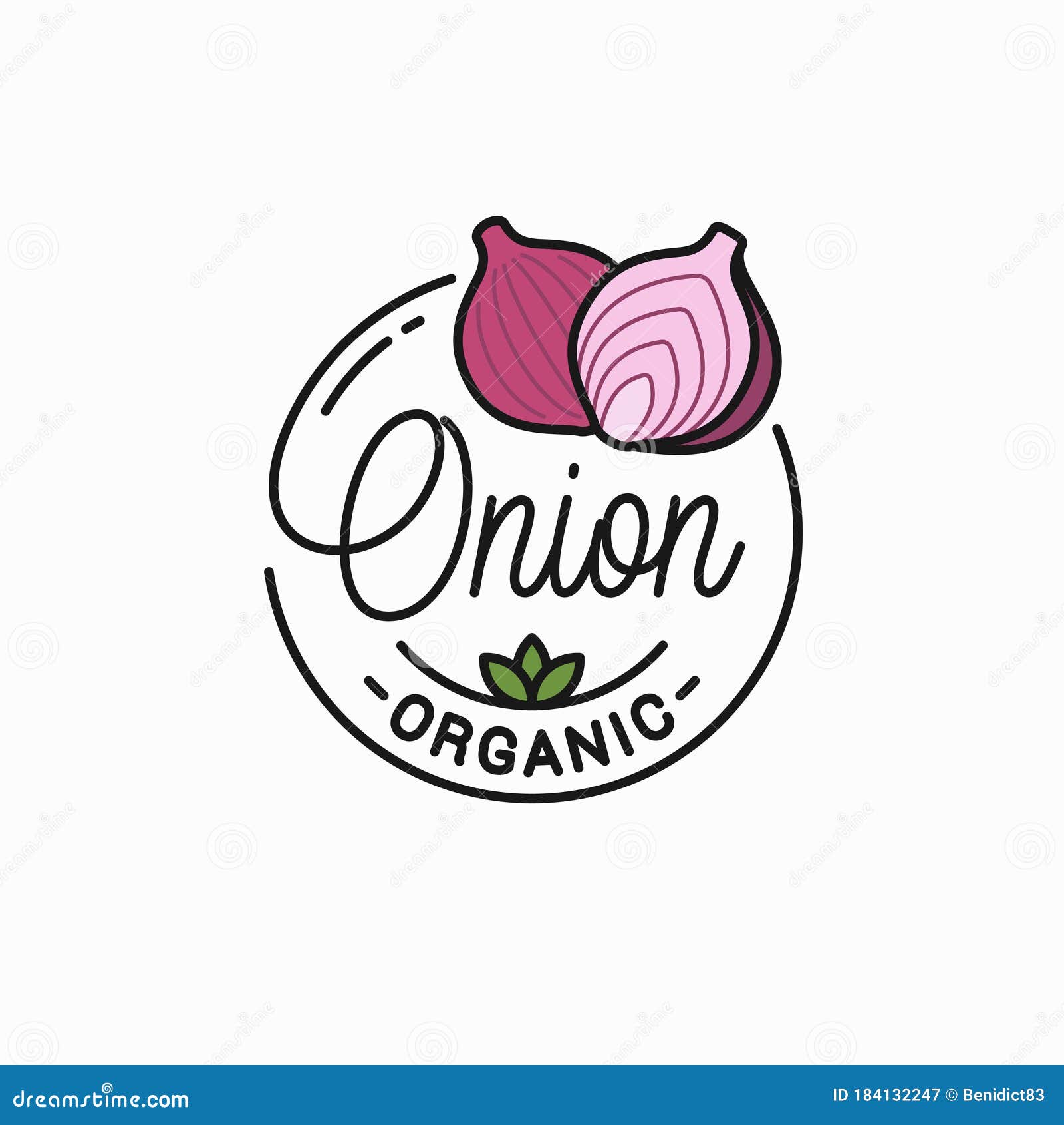 Onion Vegetable Clipart Simple Icon. Onion Cartoon. Vector Illustration ...