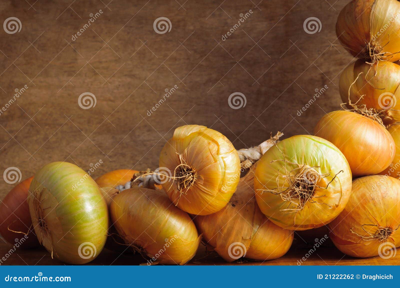 Onions background stock photo. Image of rustical, vintage - 21222262