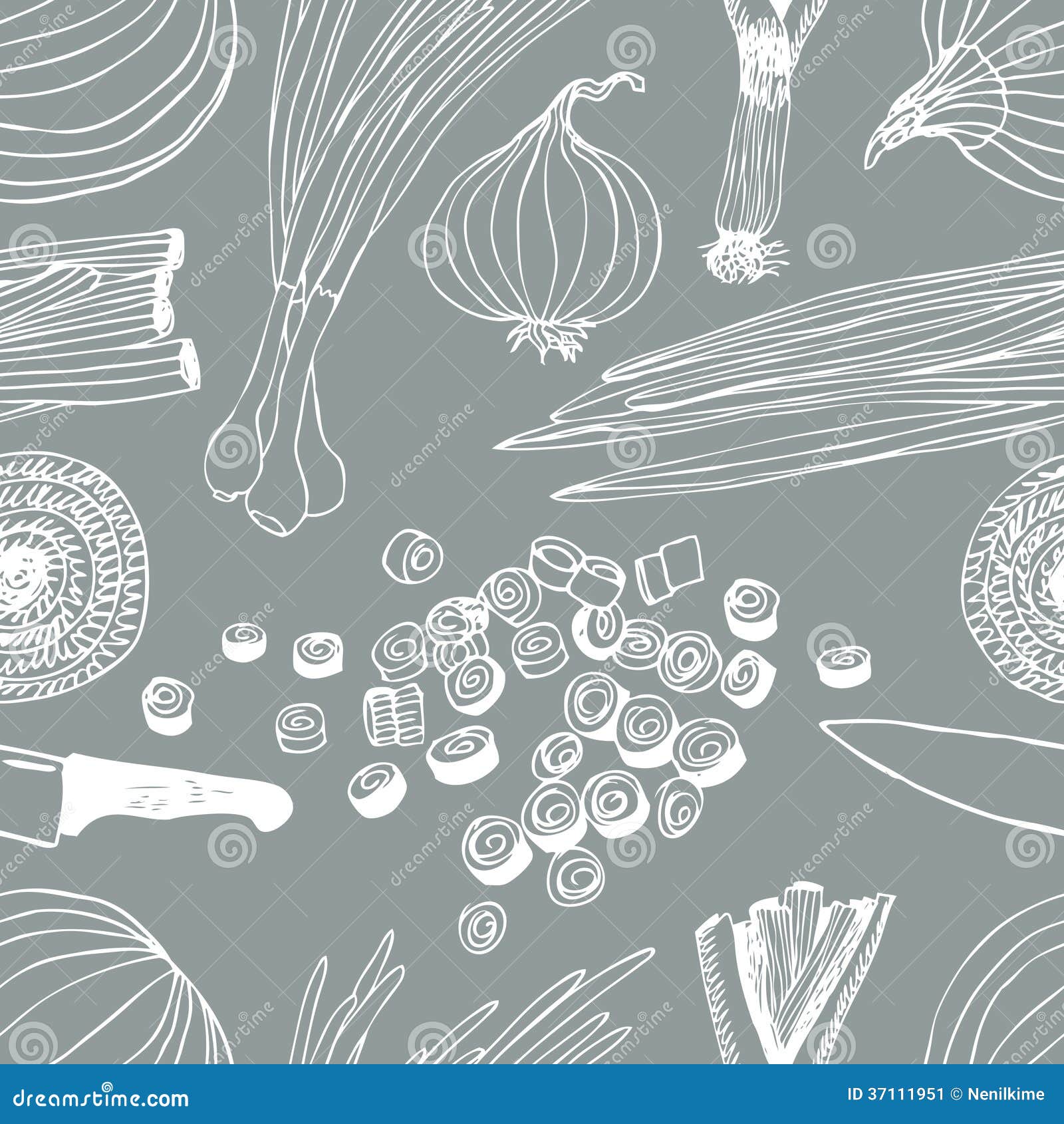 Onions background stock vector. Illustration of kitchen - 37111951