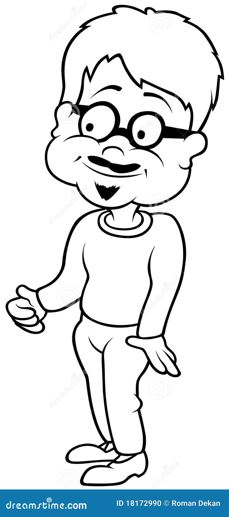 Onkel vektor abbildung. Illustration von mann, karikaturen - 18172990