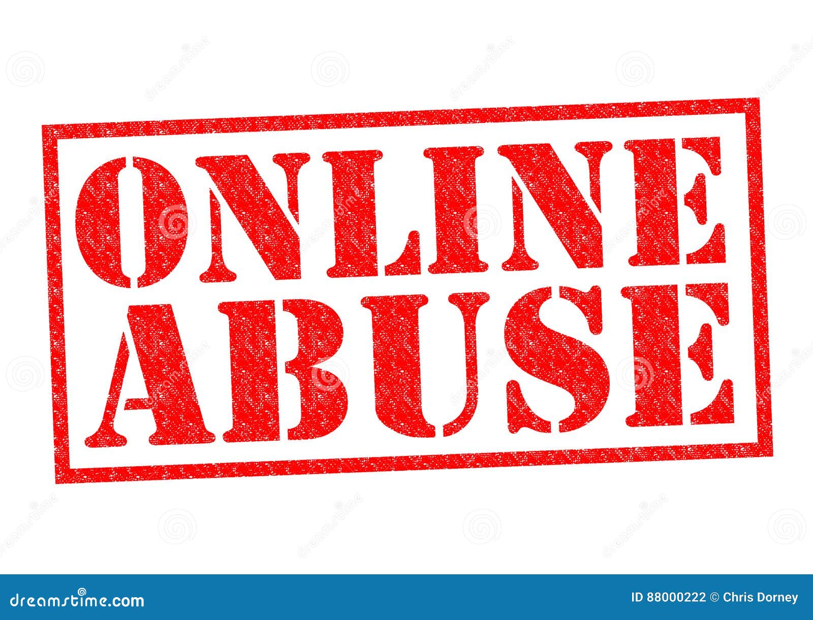 ONLINE ABUSE stock illustration. Illustration of cyber - 88000222