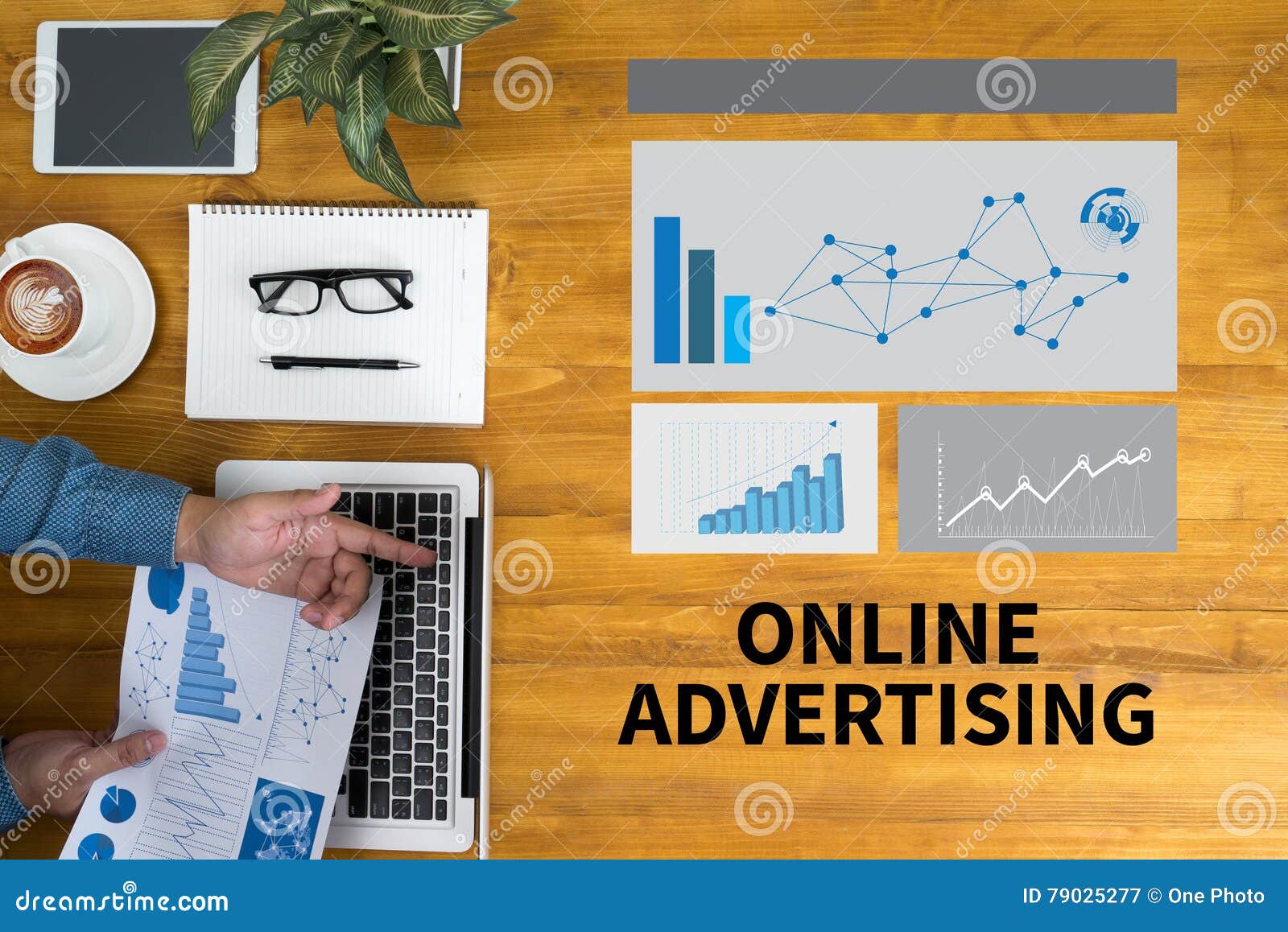 ONLINE ADVERTISING stock image. Image of sale, conversion - 79025277