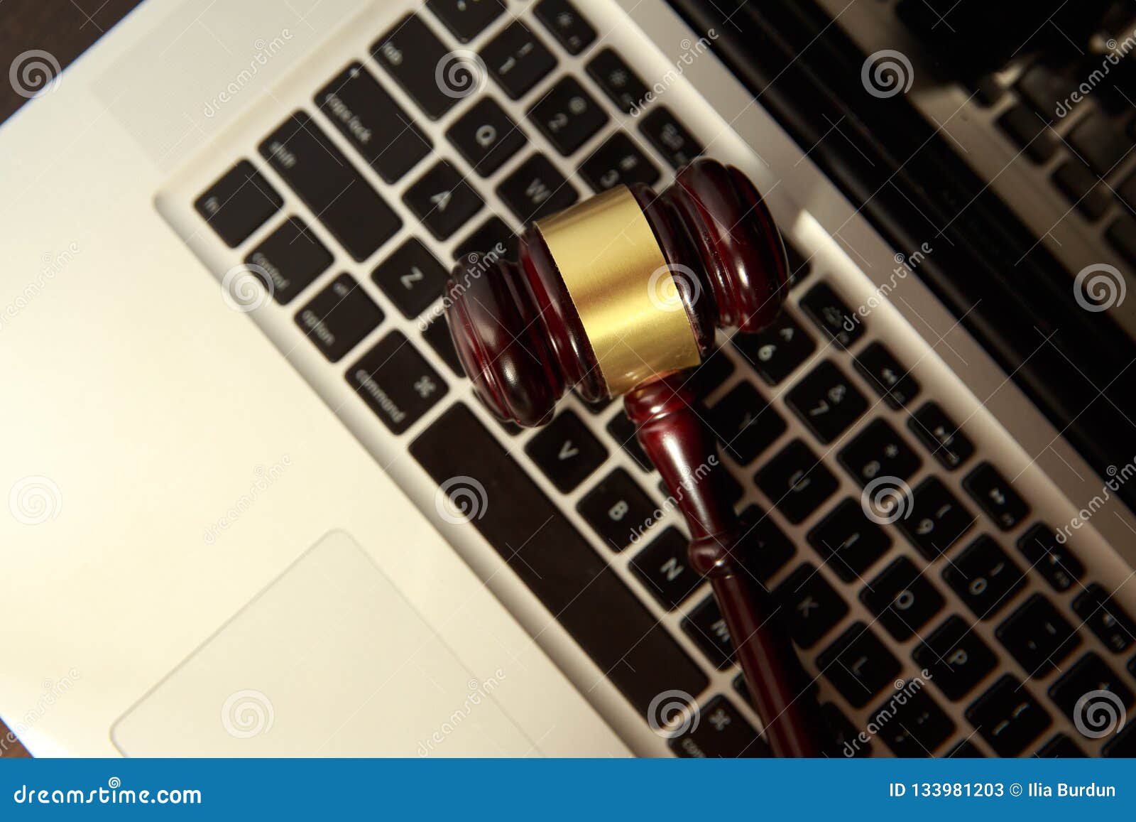 Online Auction Concept. Auction or Judge Gavel on a Computer Keyboard ... Online Auction Concept. Auction or Judge Gavel on a Computer Keyboard ...