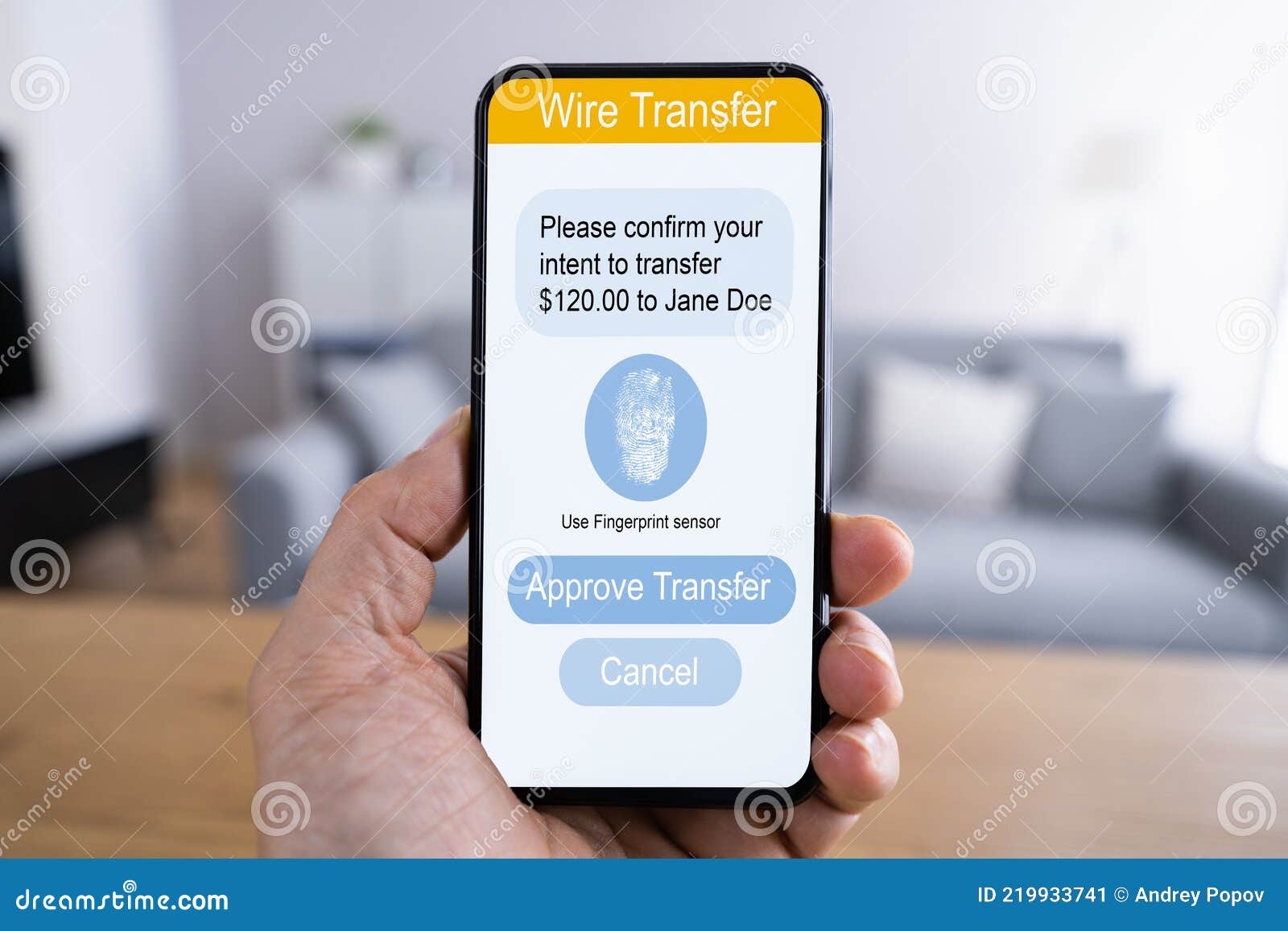 Online Bank Transfer Two Factor Authentication Stock Image - Image of ...