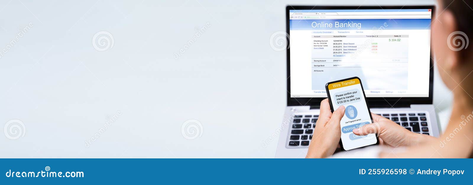 Online Banking Business App Stock Photo - Image of background, business ...