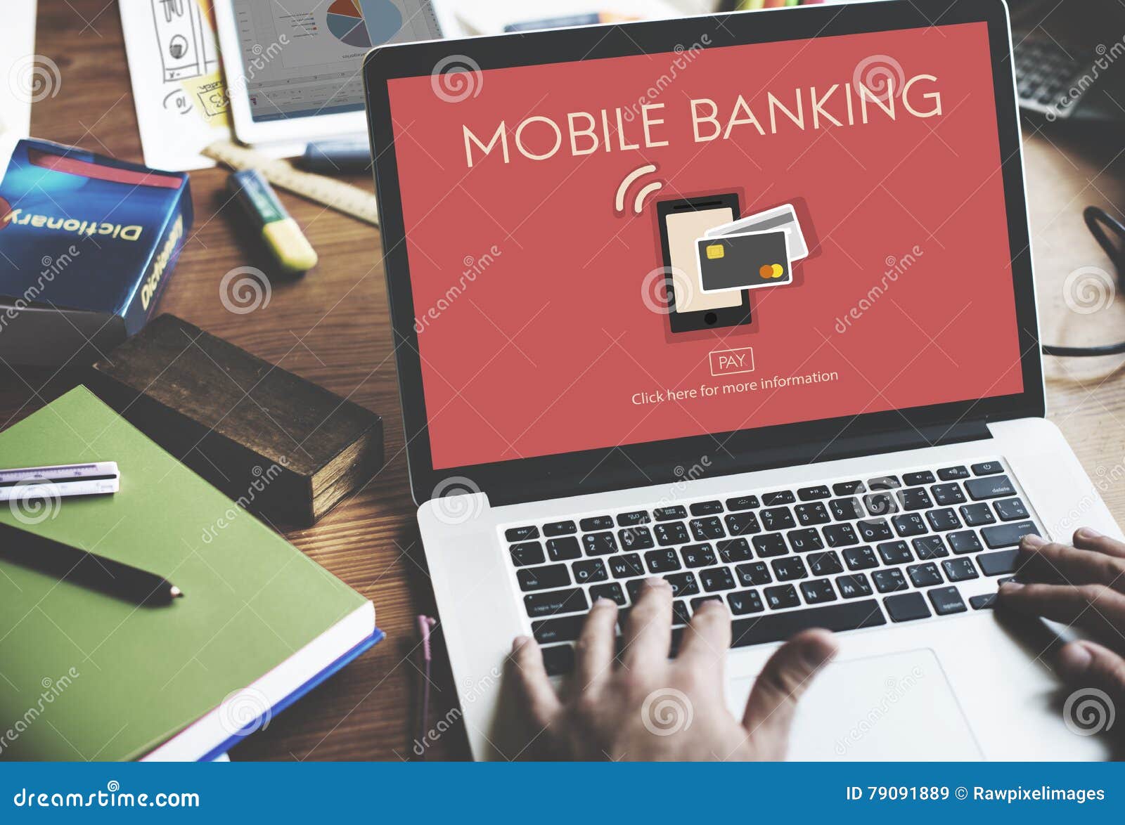 Online Banking Mobile Wallet E-banking Concept Stock Image - Image of ...