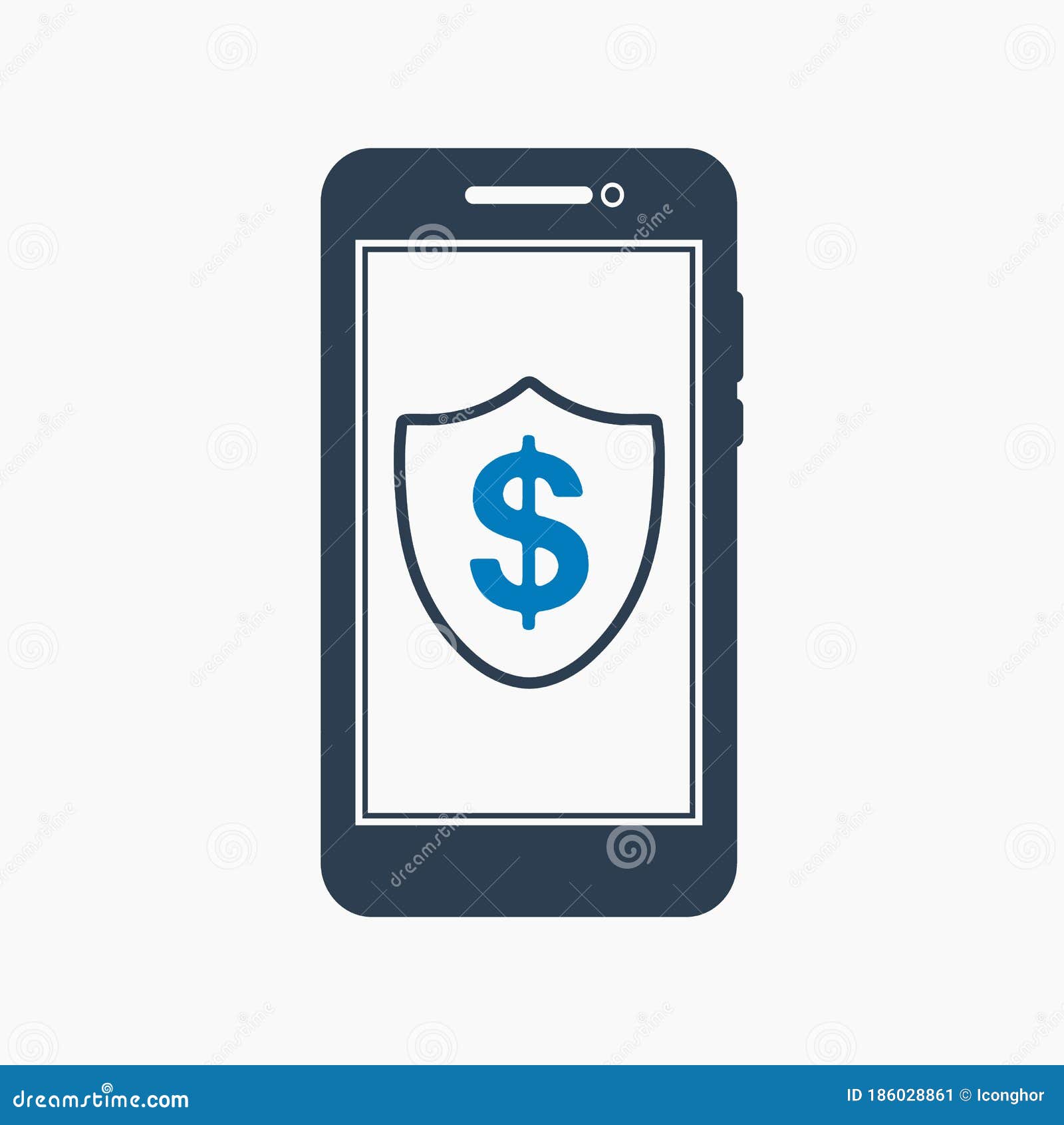 Online Banking Security Icon. Stock Vector - Illustration of banking ...