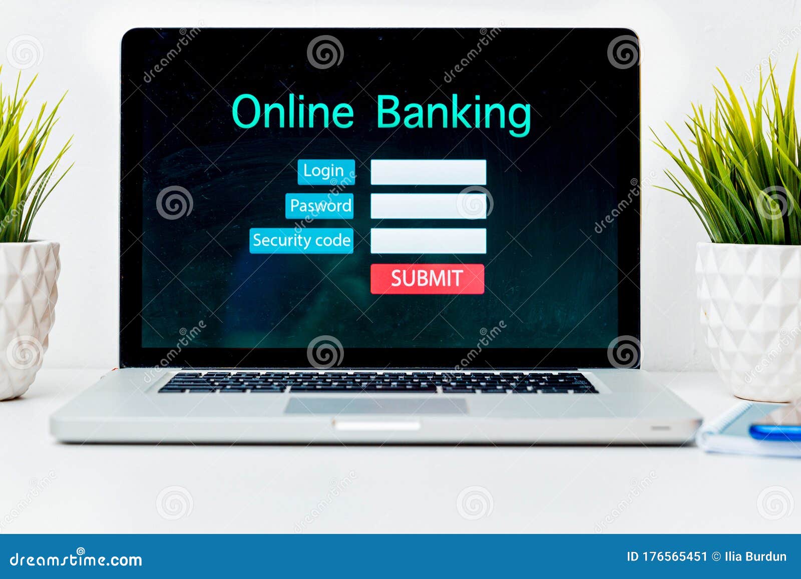 Online Banking Technology Ecommerce Commercial Concept Stock Image ...