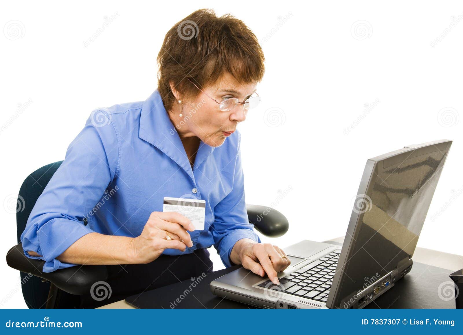 Online Bargain Shopper stock image. Image of aged, isolated - 7837307