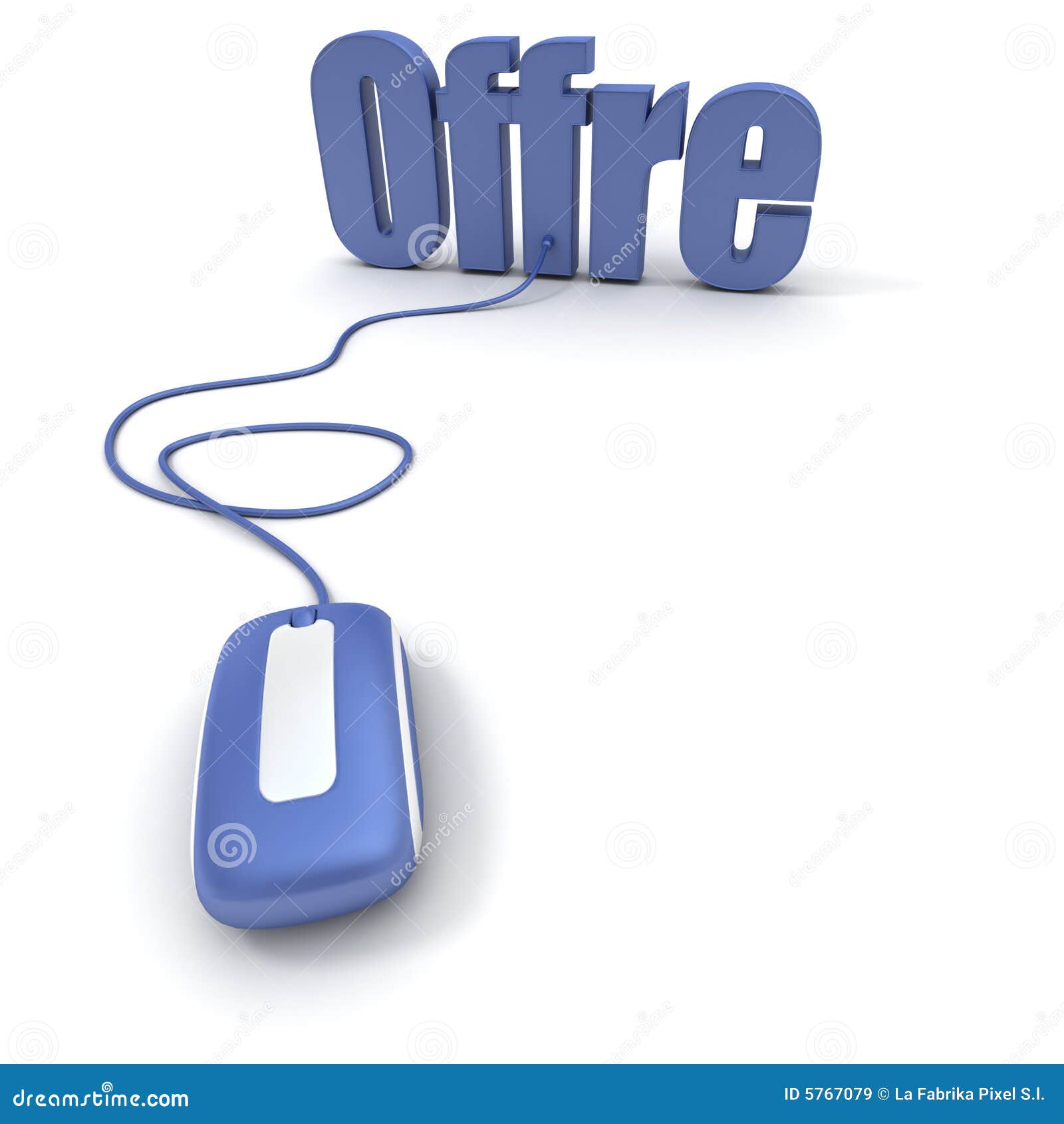 Online bid in French offre stock illustration. Illustration of french ...