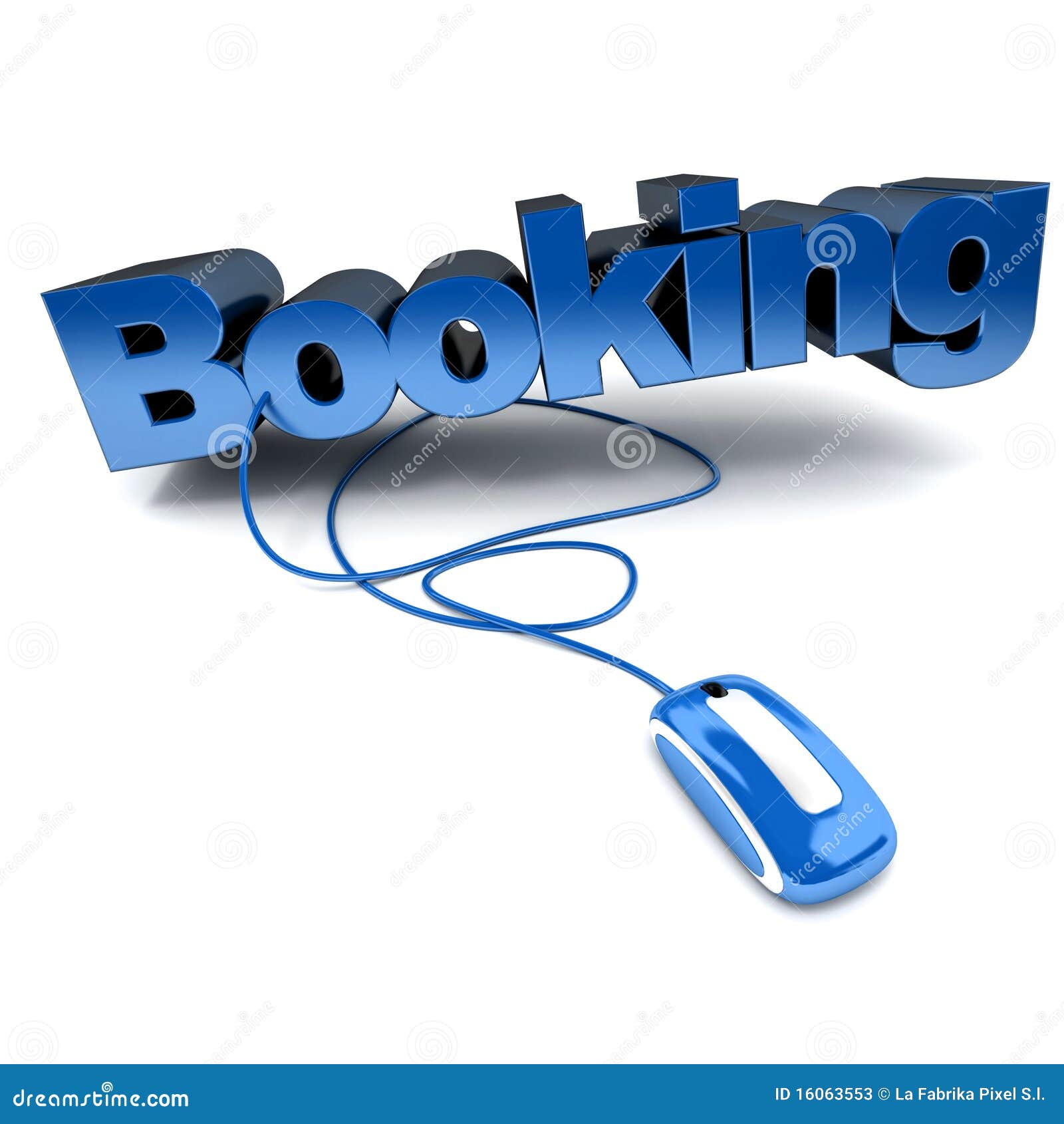 Online booking blue stock illustration. Illustration of mouse - 16063553