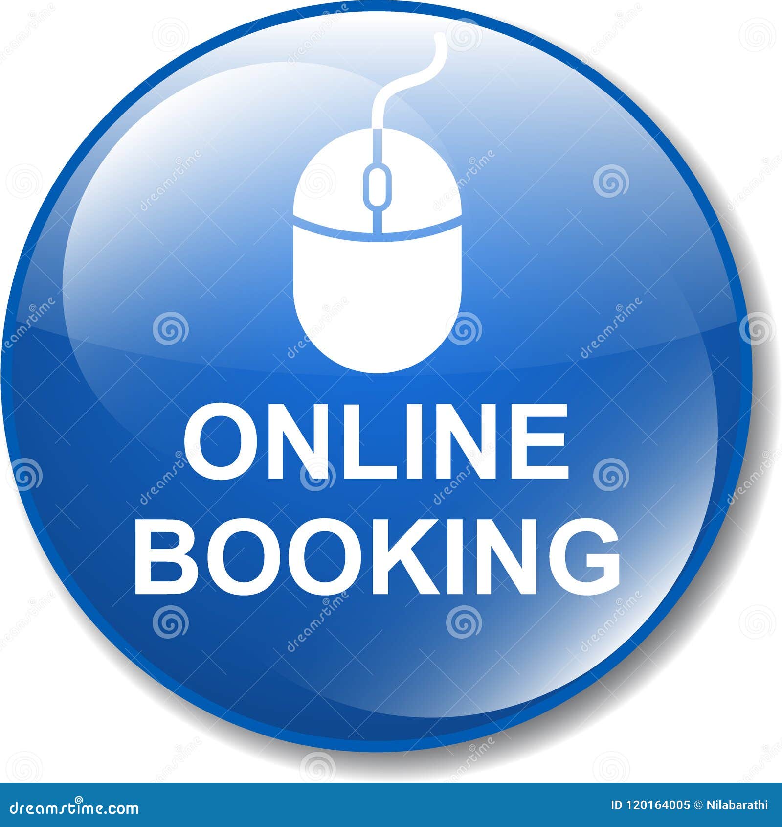 Online Booking Icon Web Button Stock Illustration - Illustration of ...