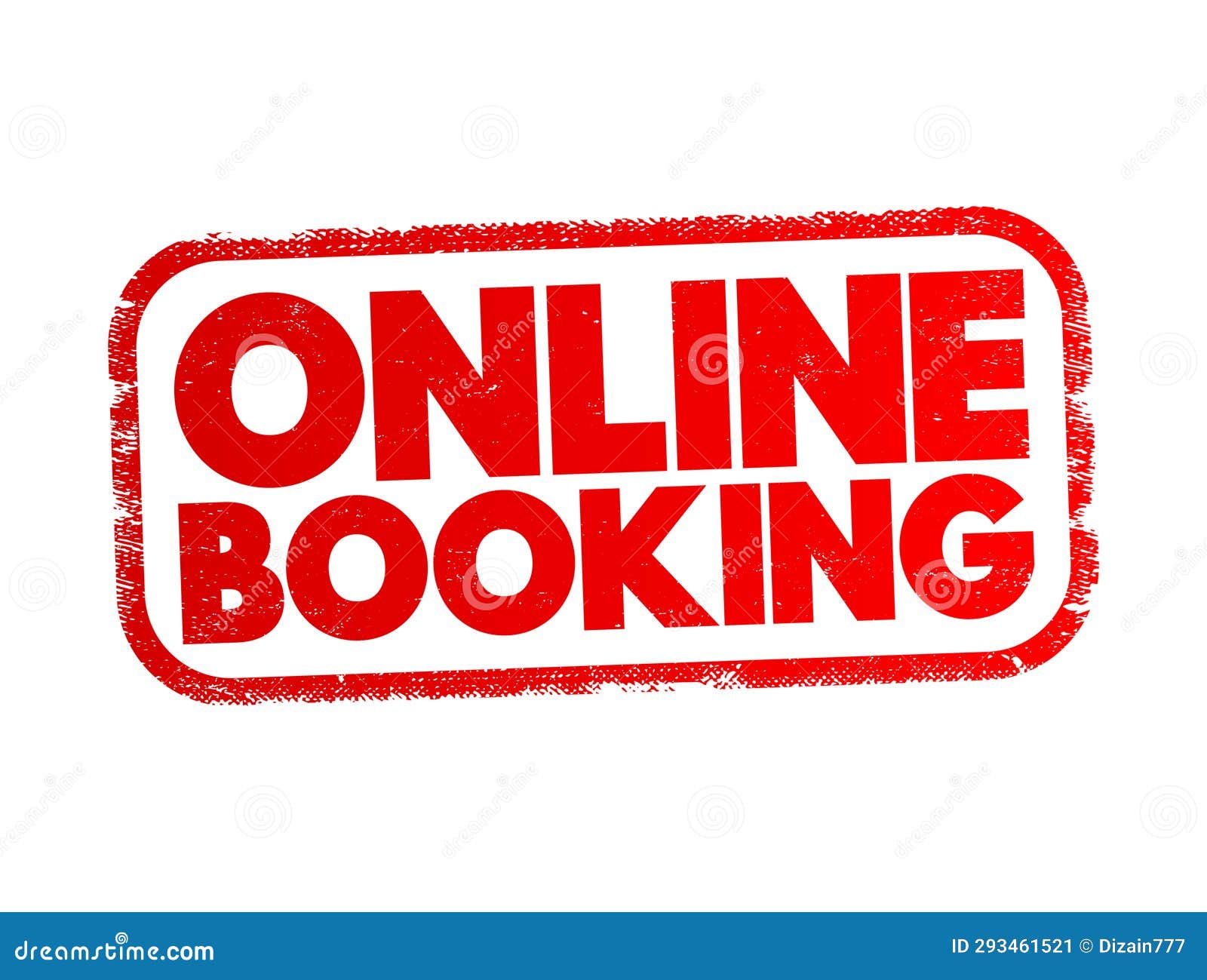 Online Booking Text Stamp, Concept Background Stock Image - Image of ...