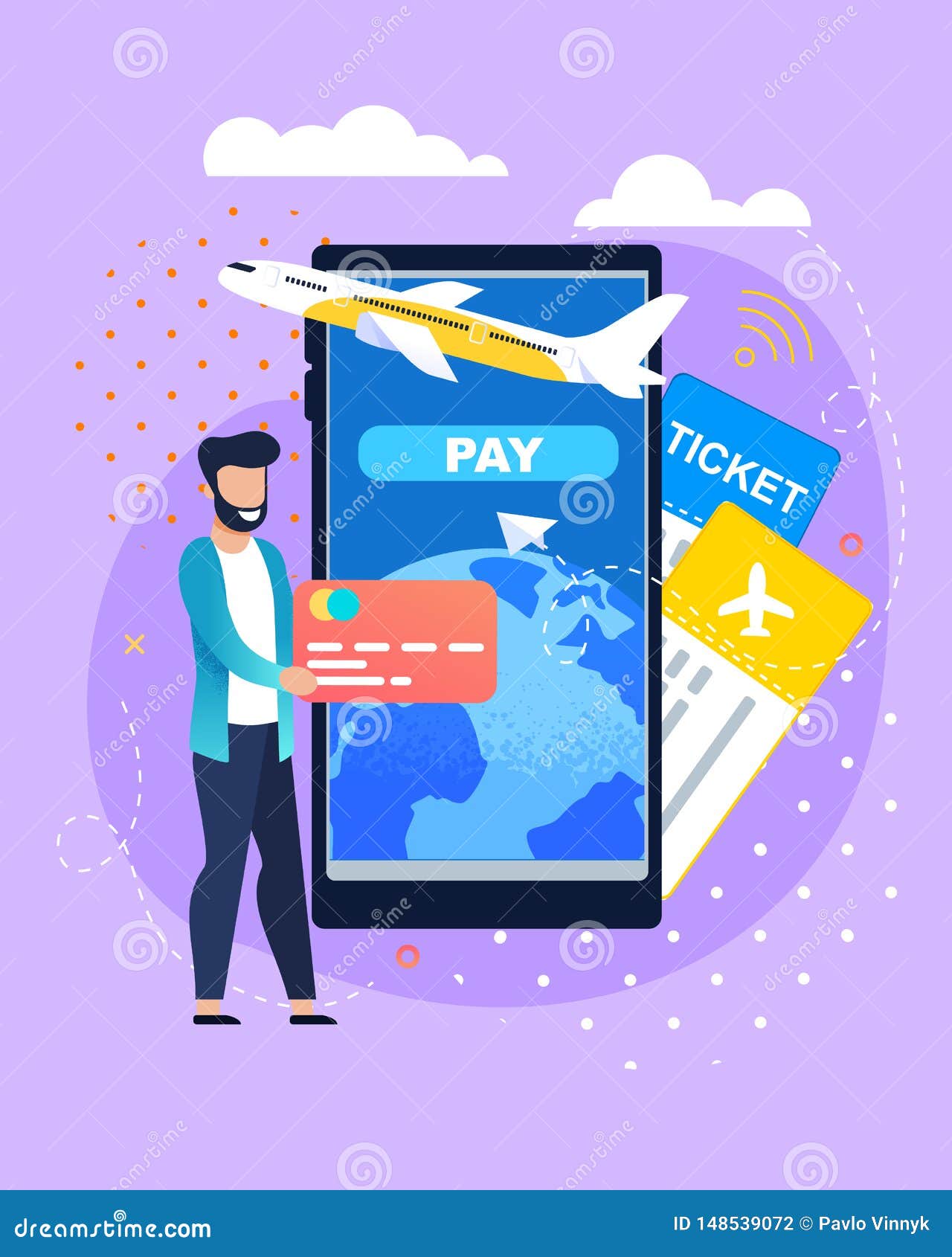 Booking Ticket App UI Design Cartoon Vector | CartoonDealer.com #281252833 Booking Ticket App UI Design Cartoon Vector | CartoonDealer.com #281252833