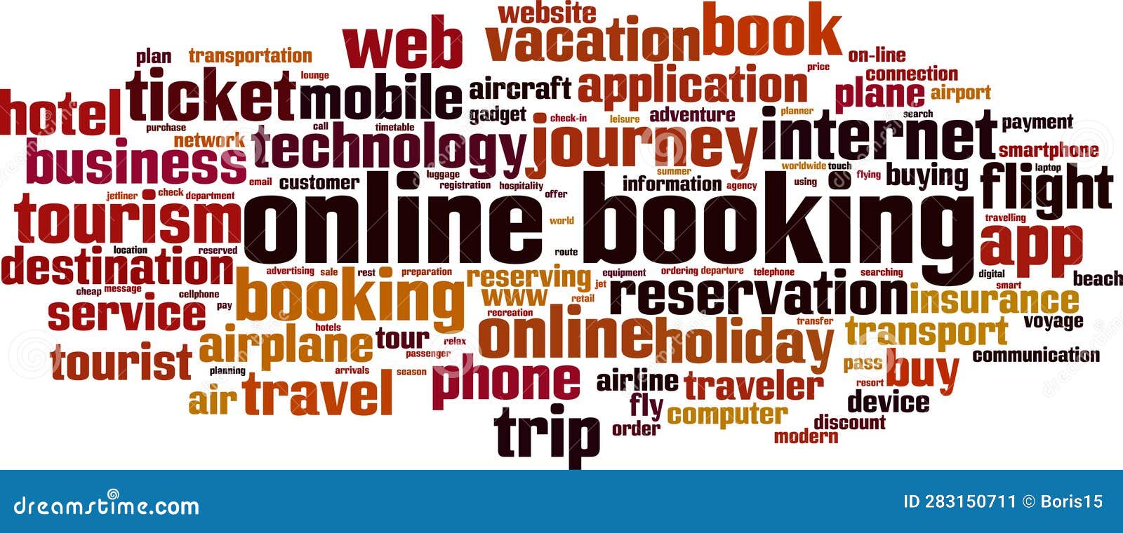 Online booking word cloud stock vector. Illustration of insurance ...