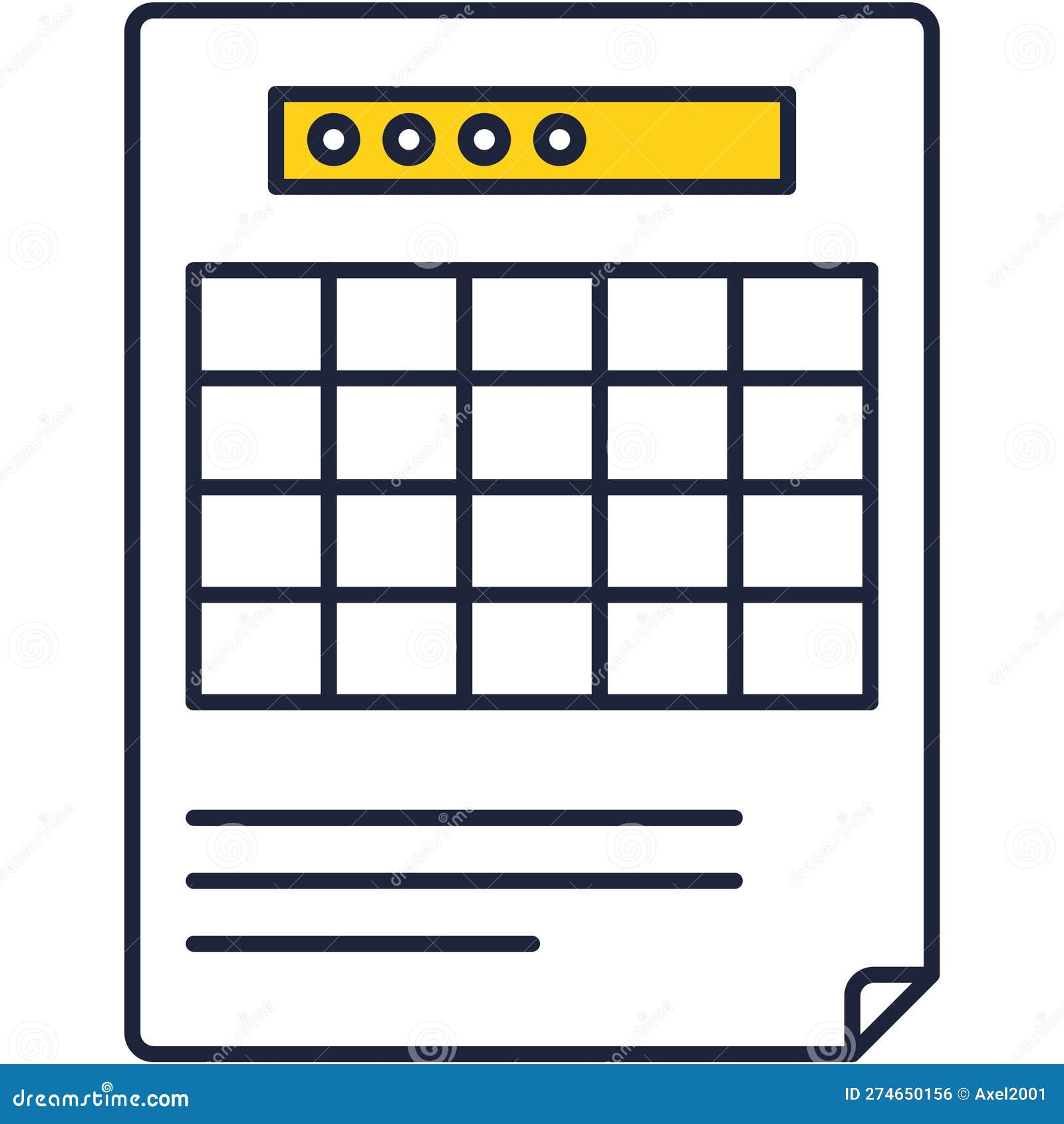 Online Business Plan Web Page Icon Vector Stock Vector - Illustration ...