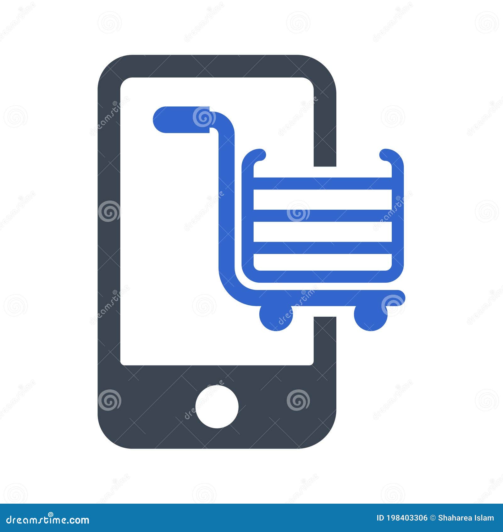 Online buy icon stock vector. Illustration of designed - 198403306