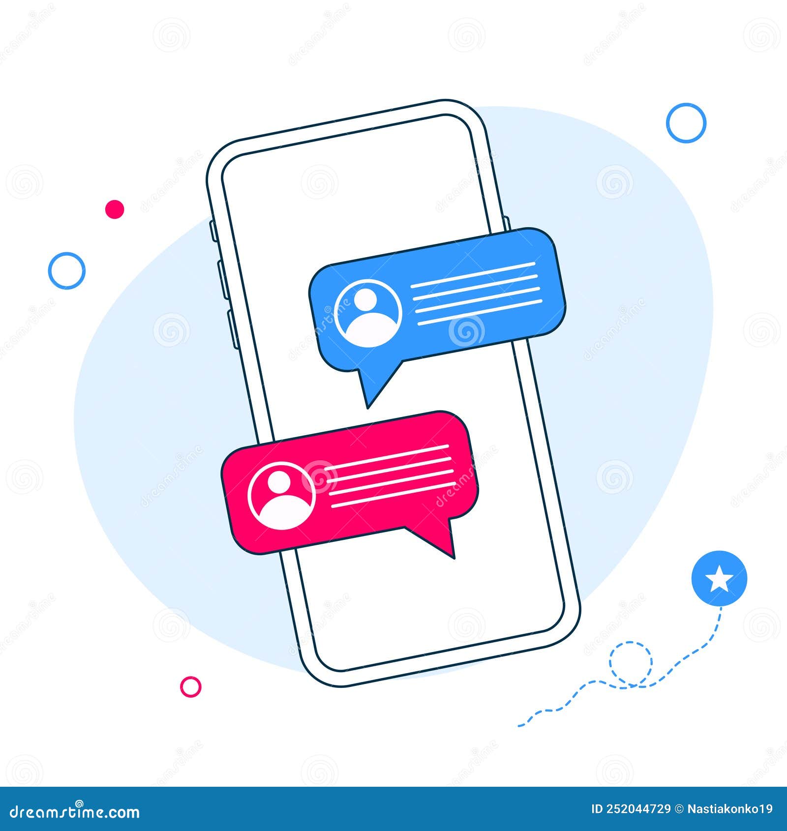 Text Alerts Icon Cartoon Vector | CartoonDealer.com #213435481