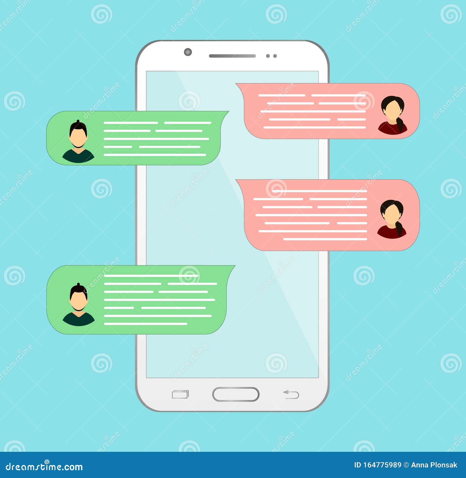 Online Chat in the Phone. Correspondence or Dialogue with Another ...