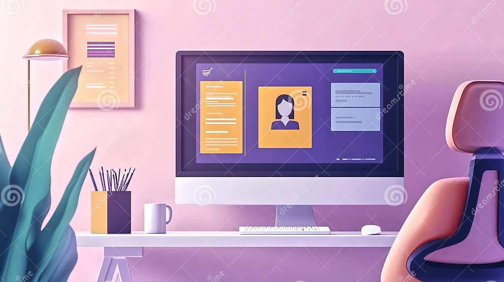 An Online Chat Support Agent Solving a Customer S Issue with Emp Stock ...