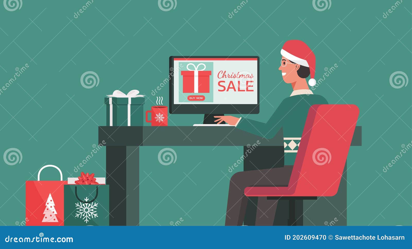 Making Order Online Isolated Cartoon Vector Illustrations ...