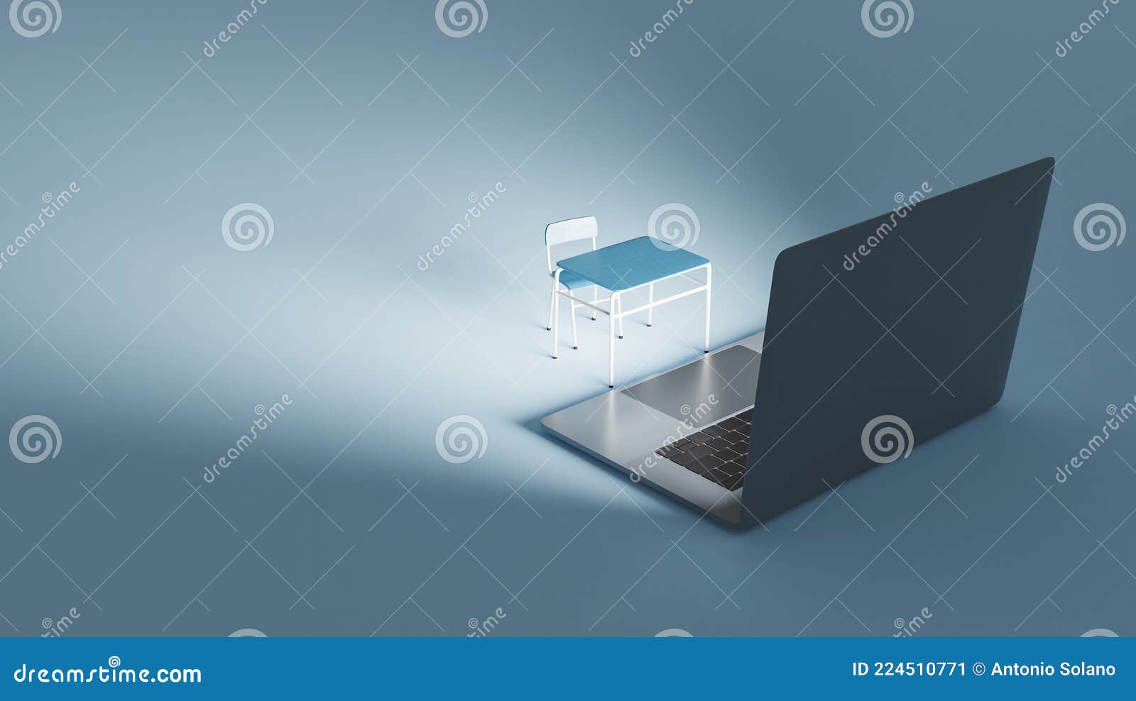 ONLINE class concept stock illustration. Illustration of computer ...