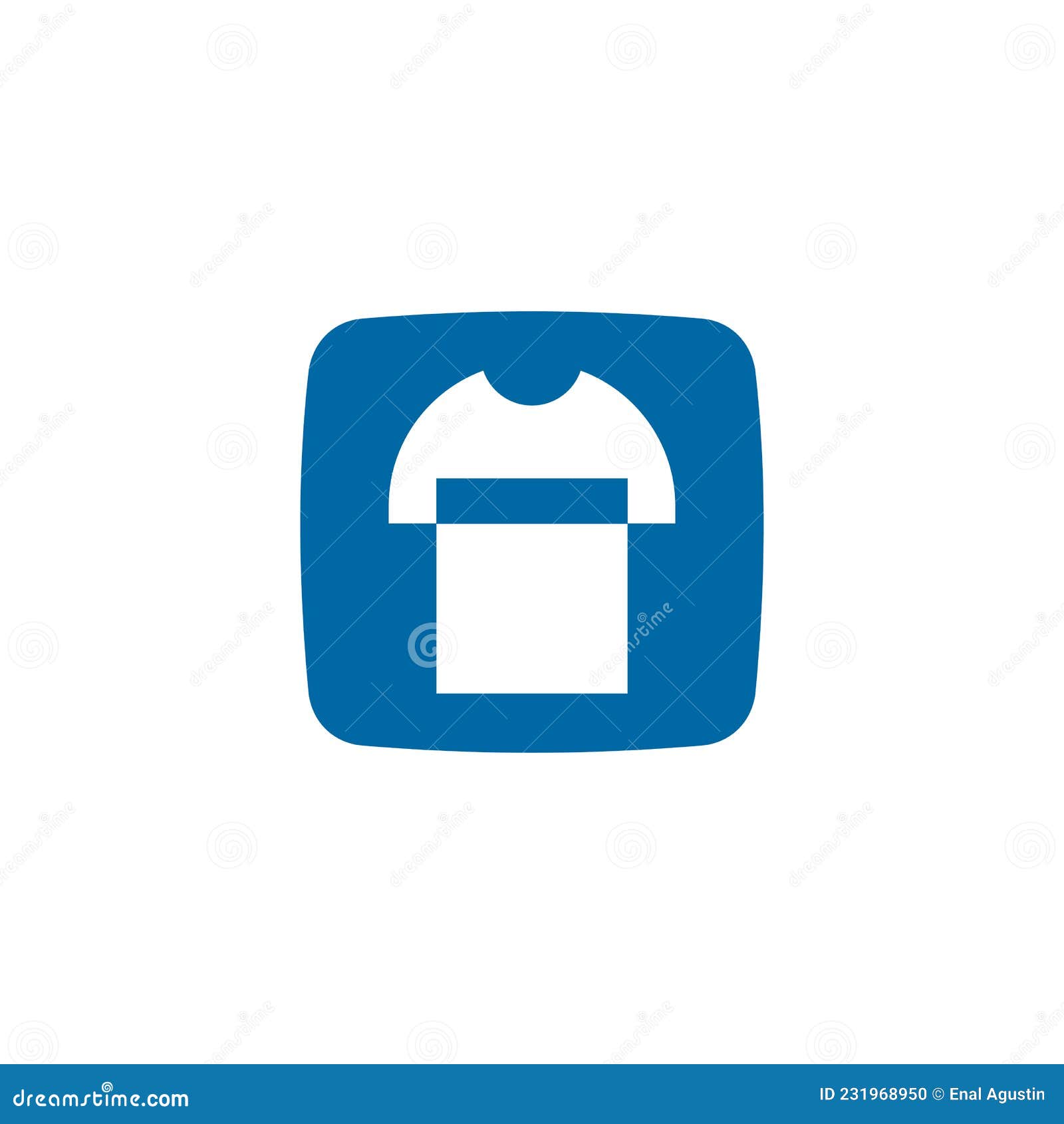 Online Clothes Laundry App Application Logo Design Stock Vector ...