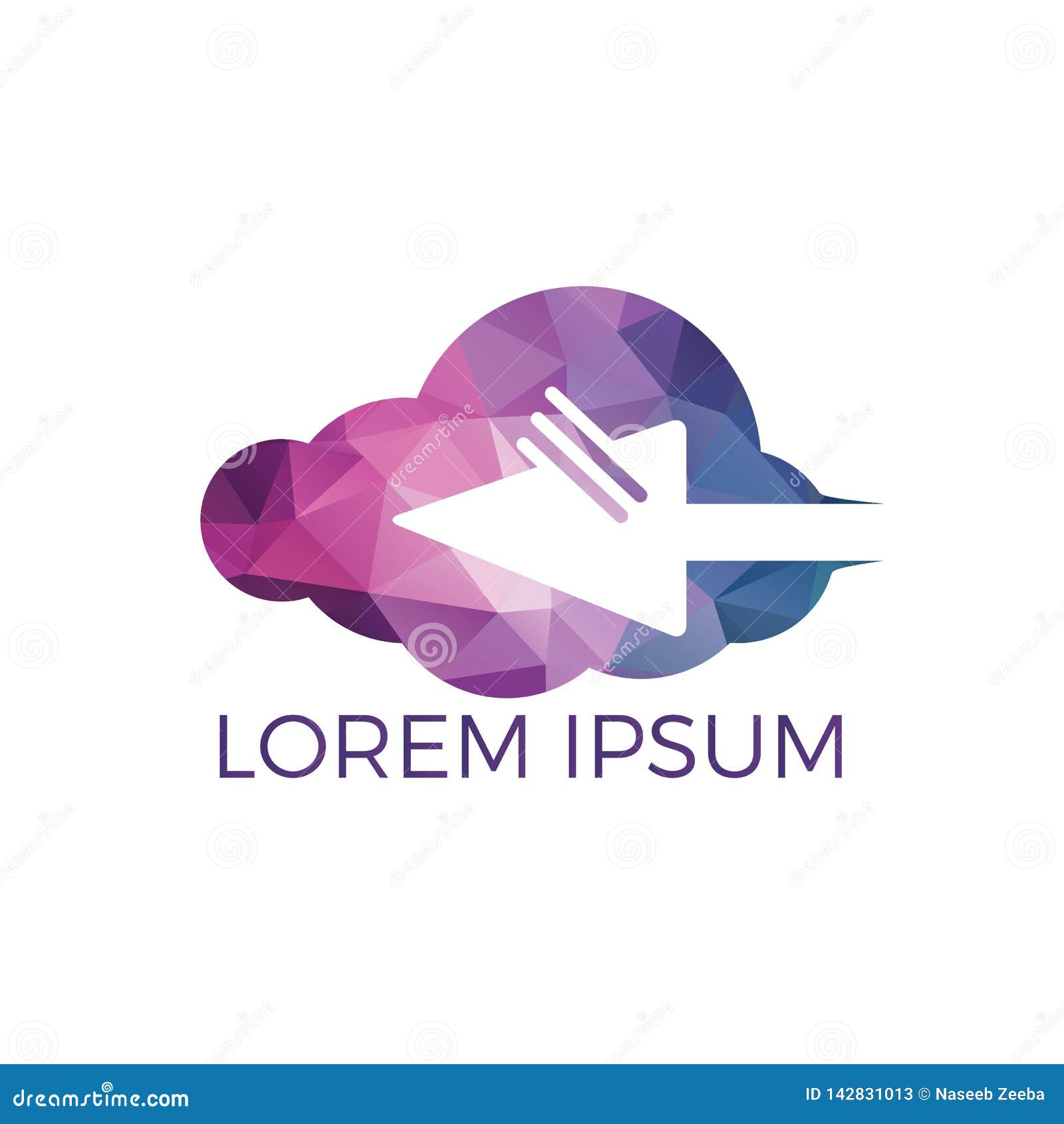 Cloud and Cursor Online Logo Design. Stock Vector - Illustration of branding, cloud: 142831013