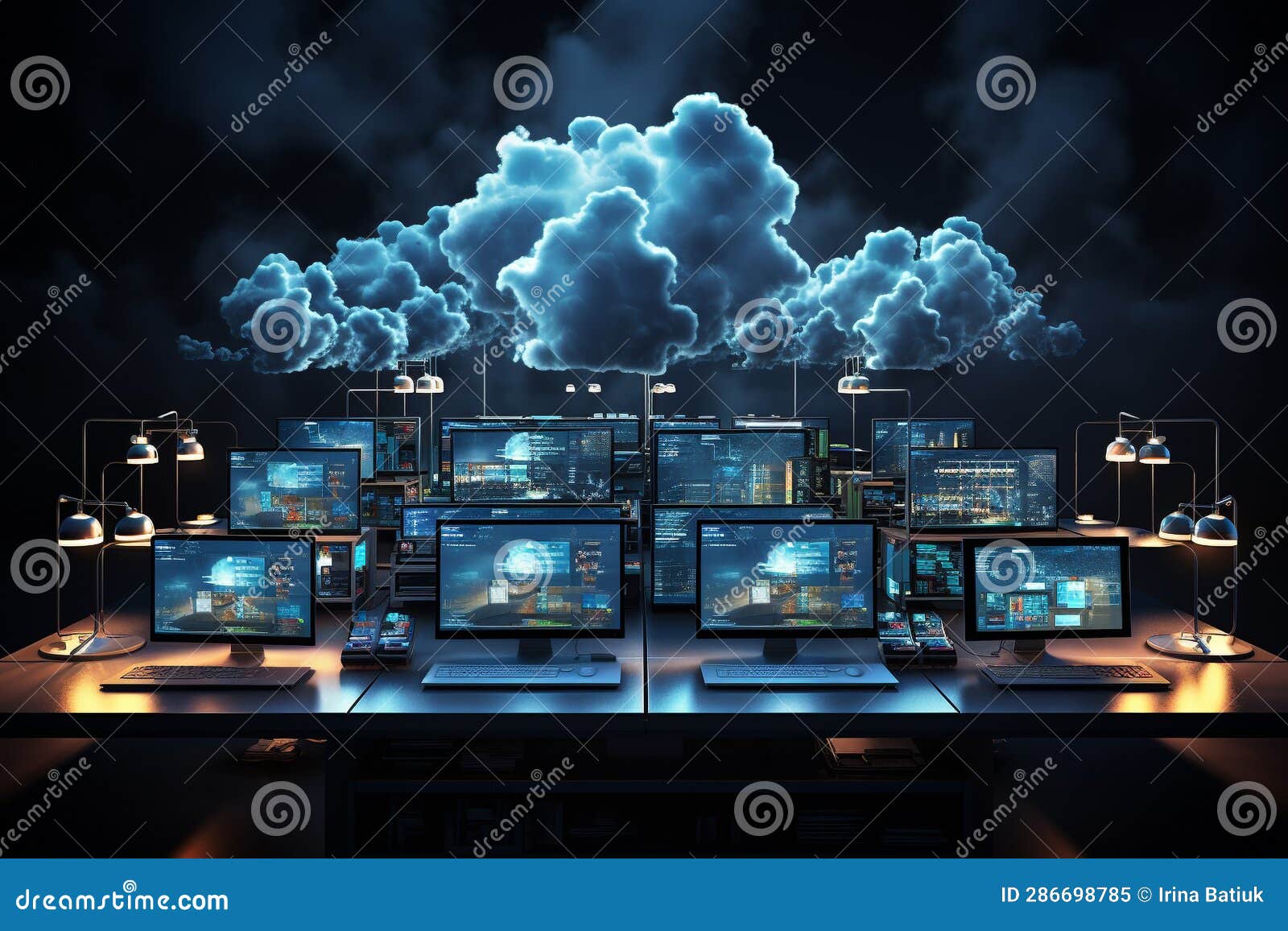 Online, Cloud Storage, Contact, Computing, Tablet, Phone Home Devices ...
