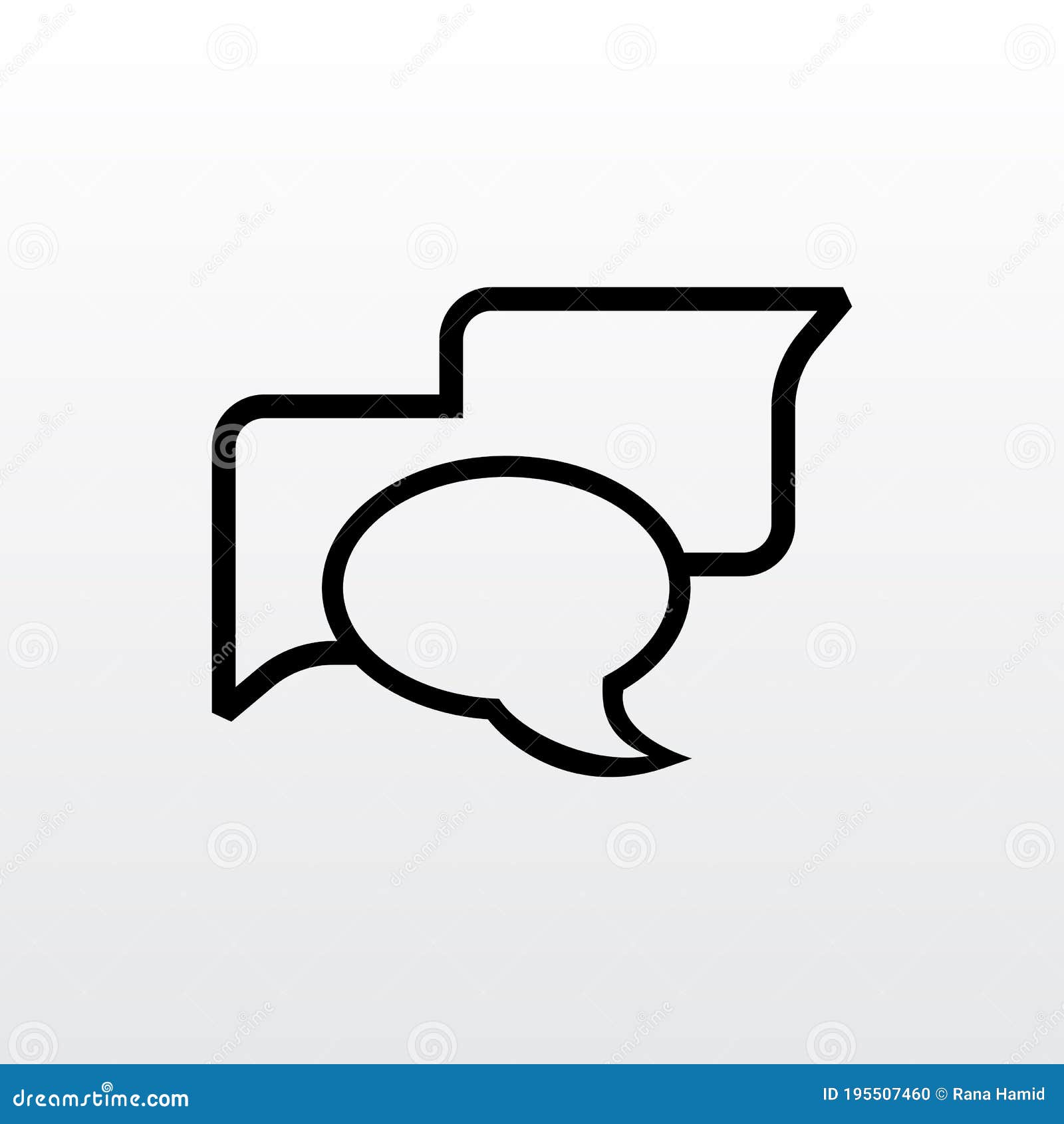 Online Communication Icon Design Vector Illustration. Digital Chat ...
