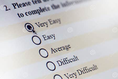 Online Computer Survey stock photo. Image of color, monitor - 38680276