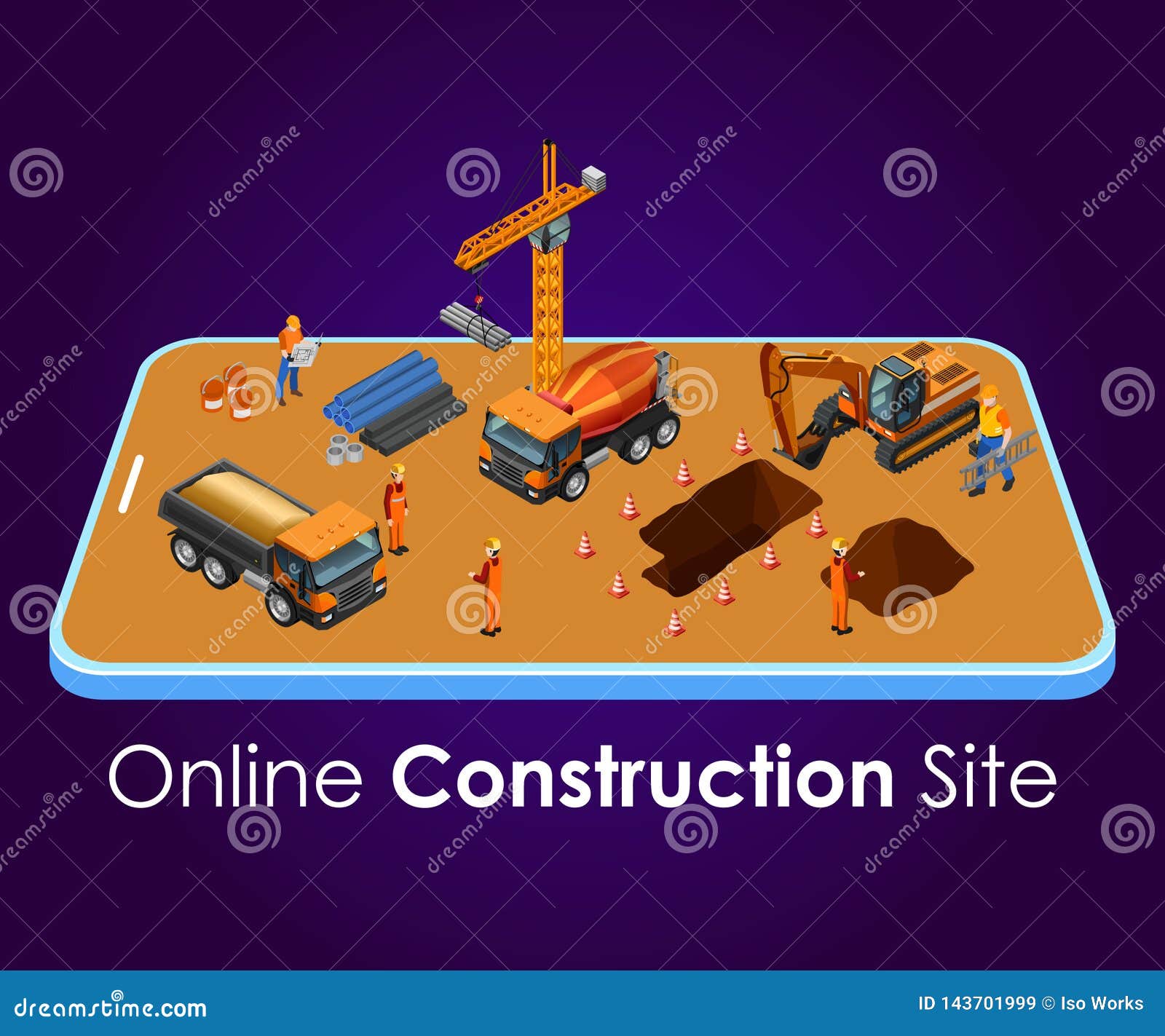 Online Construction Site Where the Owner Can View the Progress ...