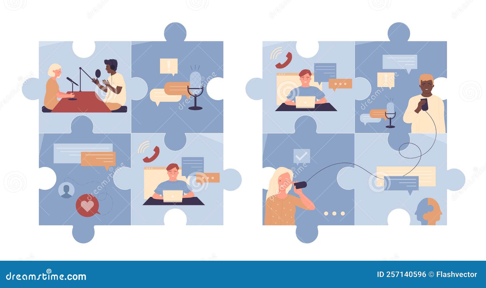 Tv Studio Interview. Talk Show In Broadcasting Studio On Television ...