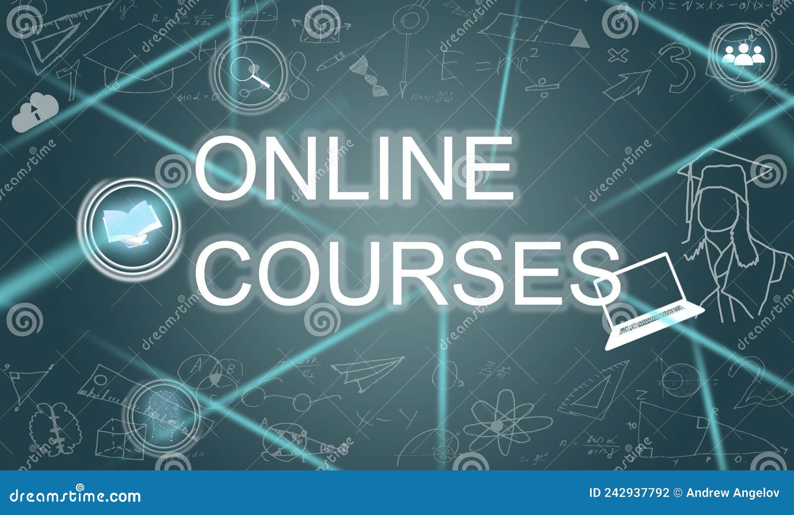 Online Course, E-learning. Online Education Stock Photo - Image of ... Online Course, E-learning. Online Education Stock Photo - Image of ...