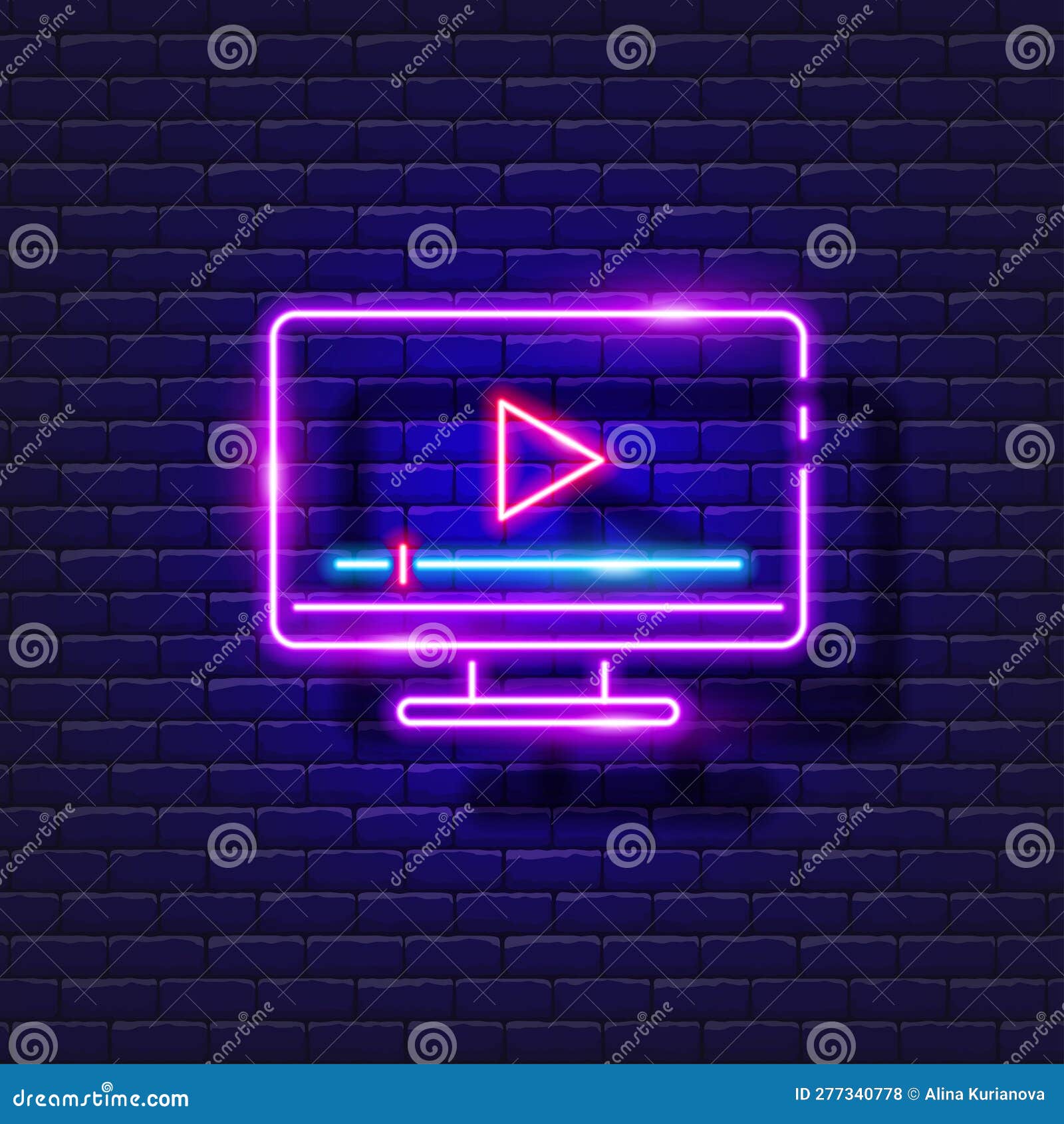 Online Course, E-learning, Online Education Icon. Neon Glowing Vector ...