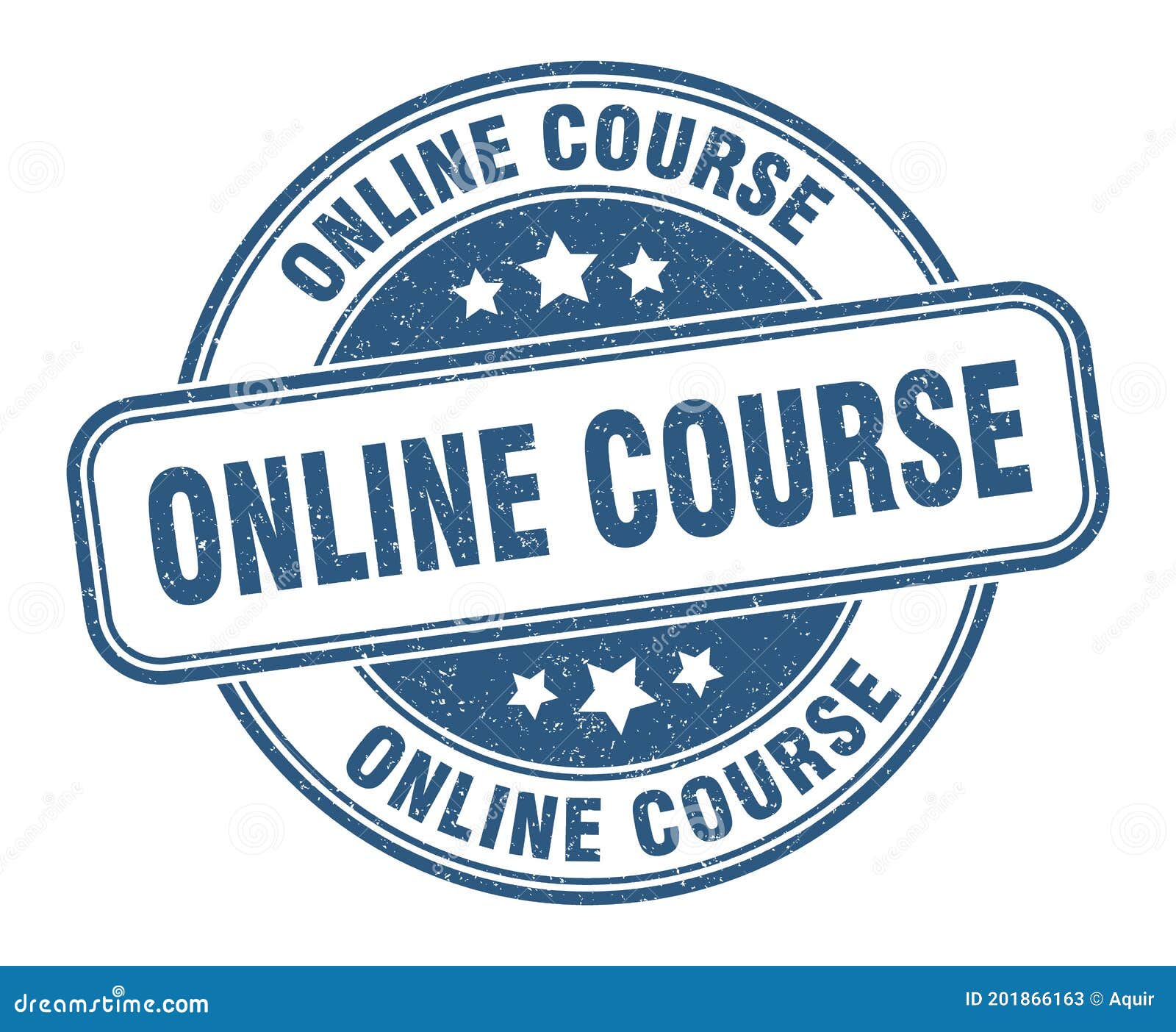 Online Course Stamp. Online Course Label. Round Grunge Sign Stock ...