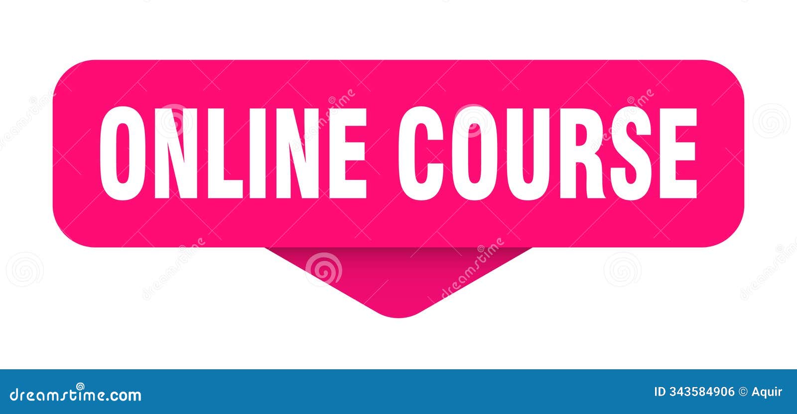 Online Course Sticker. Online Course Sign on Transparent Background ...