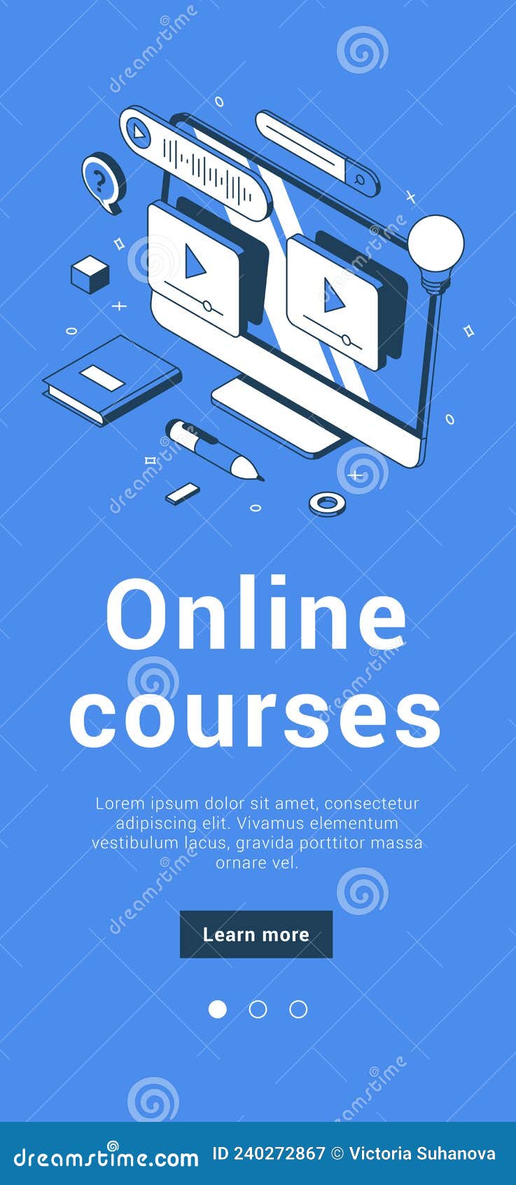 Online Courses Distance Education Video Tutorial Remotely Studying ...