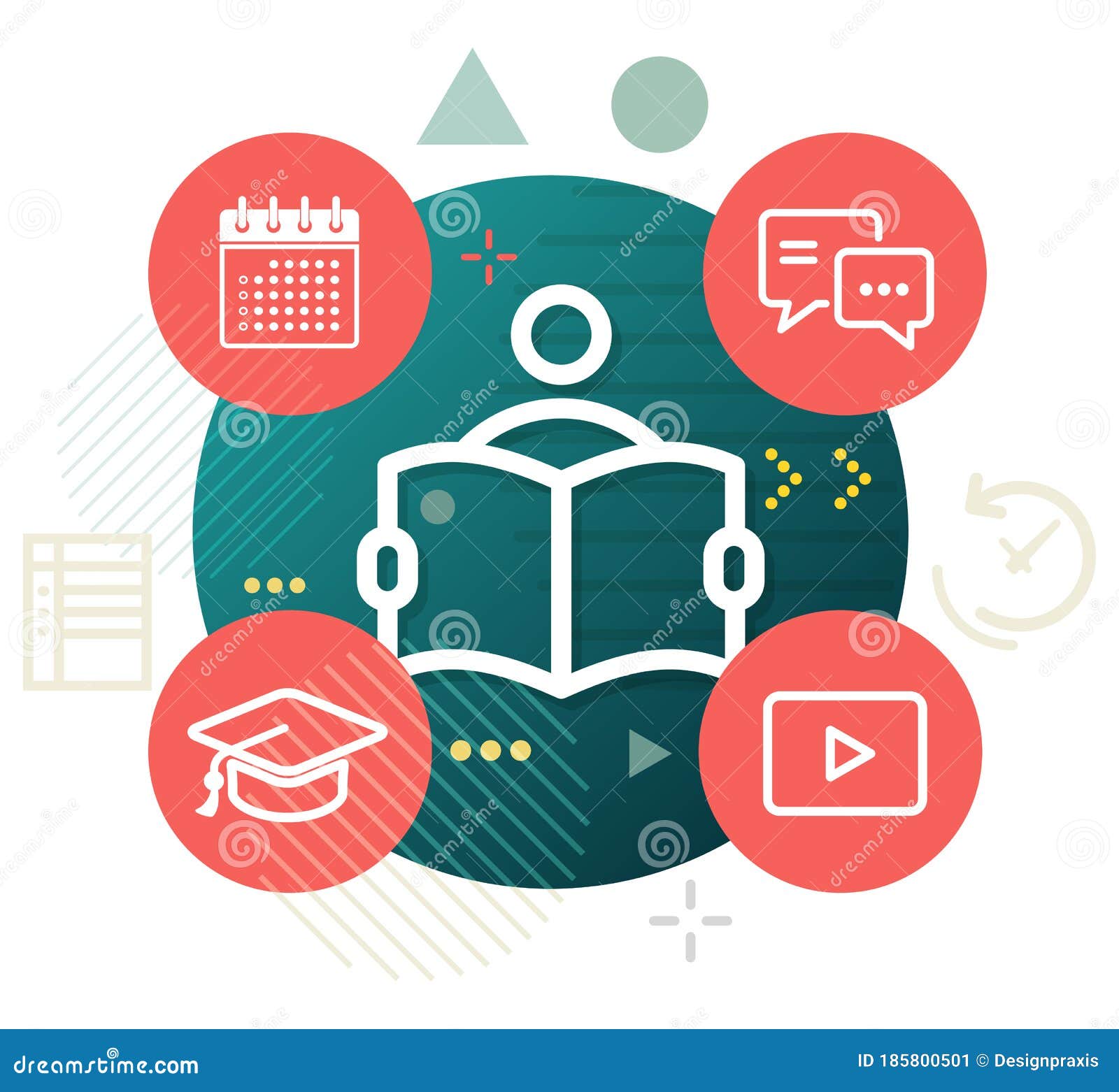 Online Courses Planning Abstract Illustration Stock Vector ...