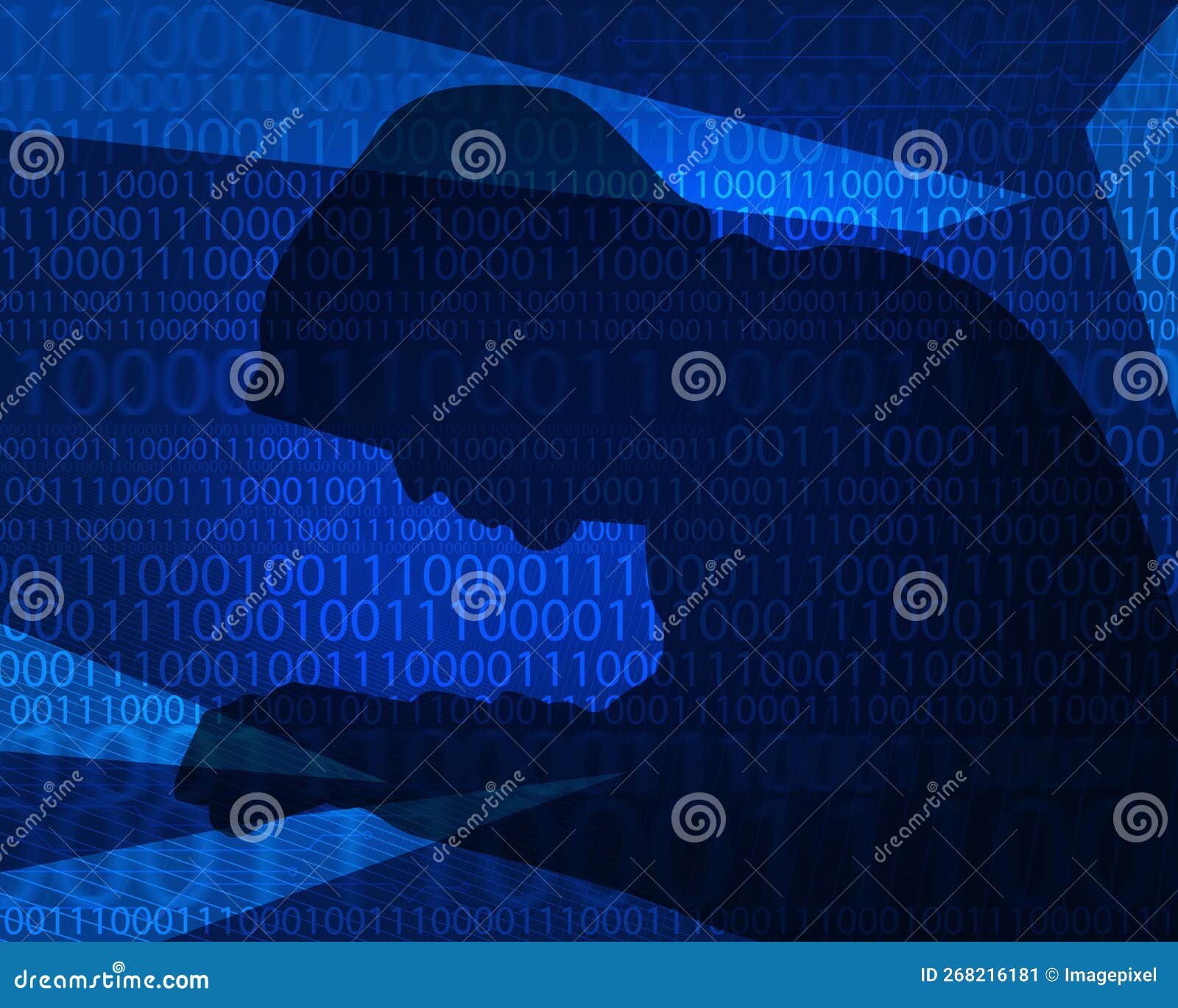 Online Cyber Warfare Hacking Attack Stock Image - Image of breach ...
