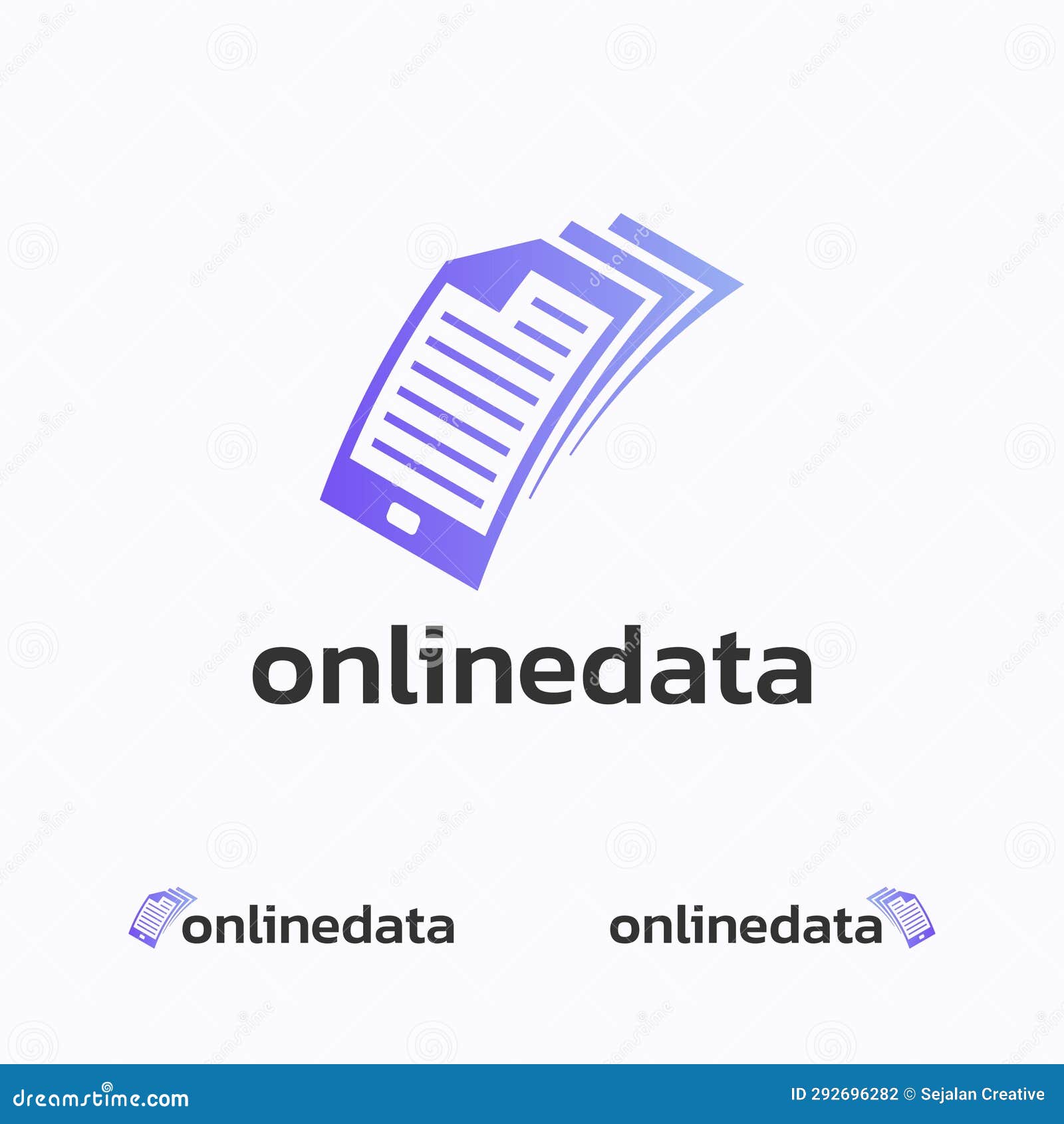 Online Data Logo Design Vector Stock Vector - Illustration of abstract ...