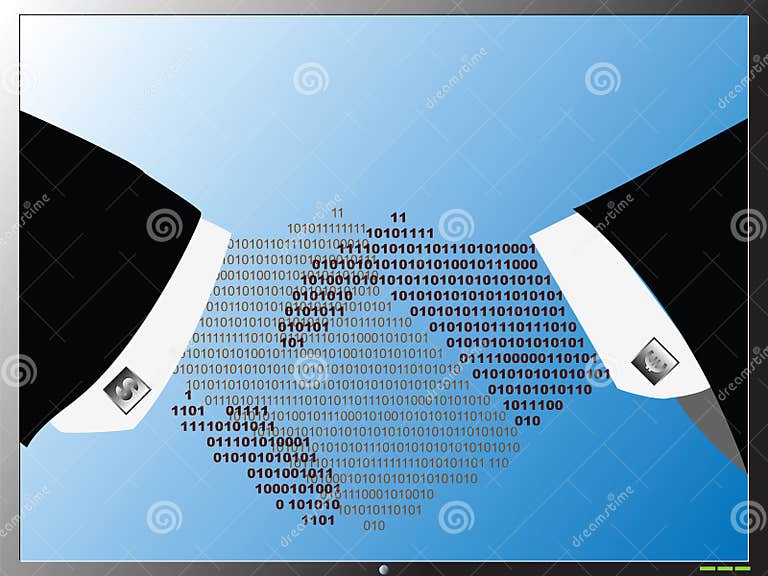 Online deal background stock vector. Illustration of meeting - 10146255