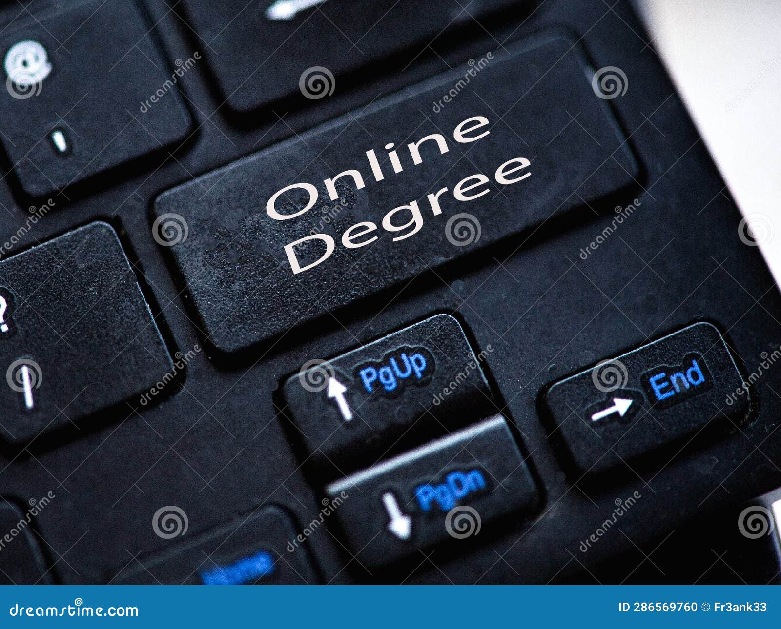 Online degree stock photo. Image of computer, keyboard - 286569760