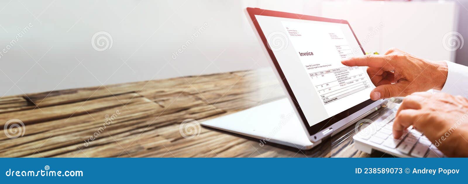 Digital Receipt On Mobile Internet Banking Concept. Electronic Digital ...