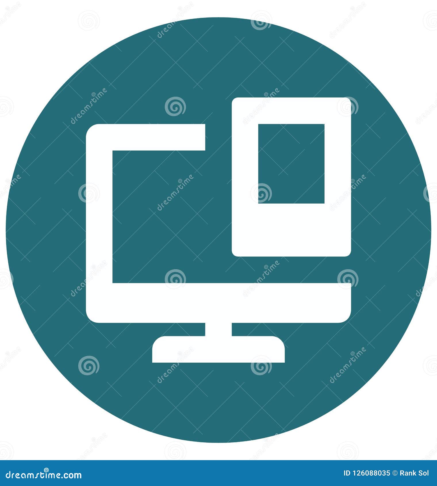 Online Document Two Colors Glyph Vector Icon Isolated and Editable ...