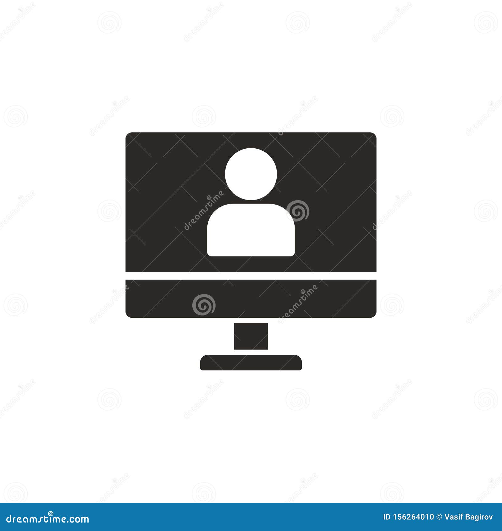 Online, Education, Avatar Icon - Vector. Simple Element Illustration ...