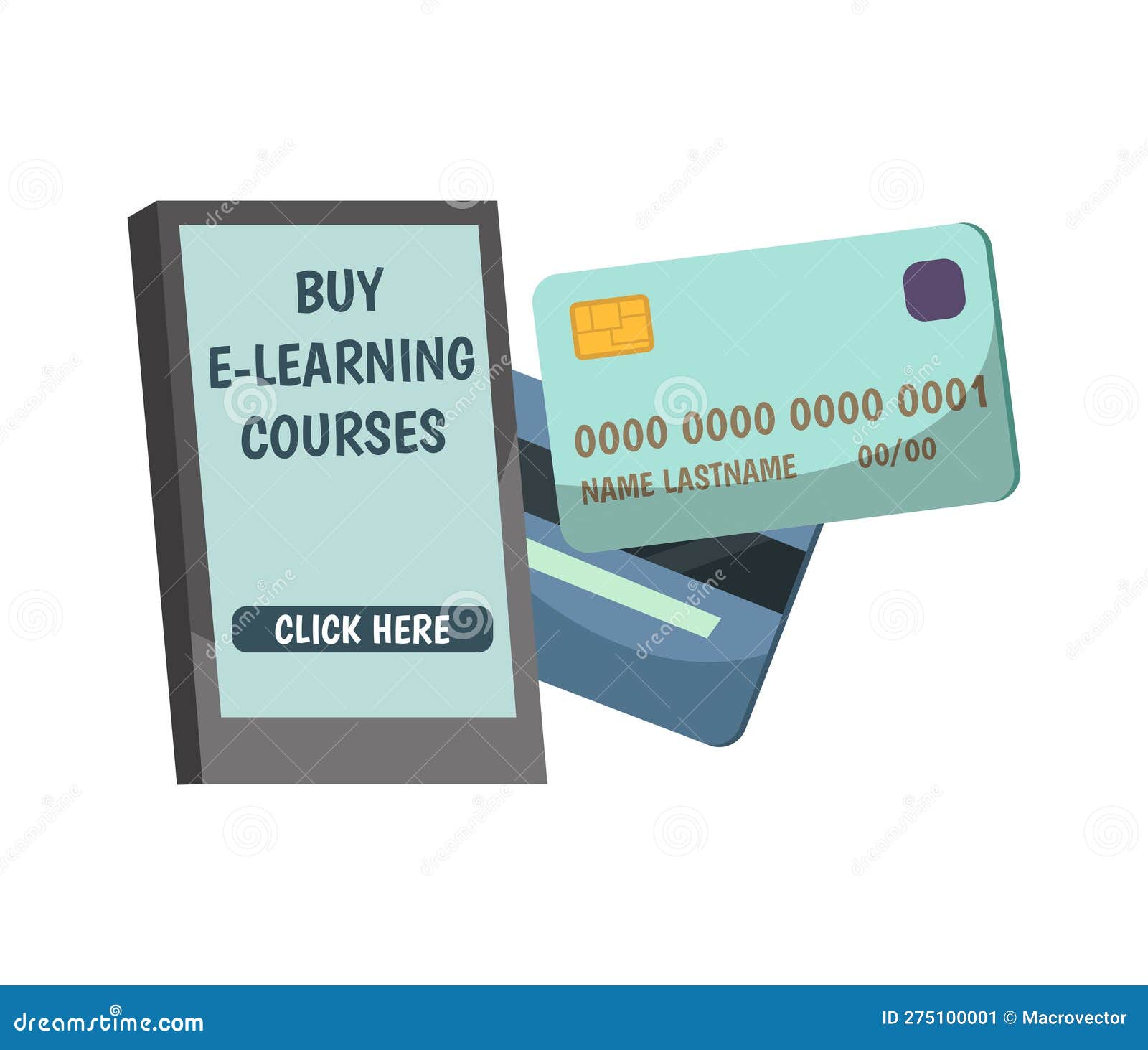 Online Education Concept stock vector. Illustration of online - 275100001